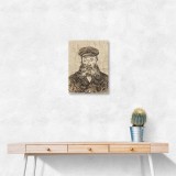 Portrait of Joseph Roulin (1888) by Vincent Van Gogh Wall Art