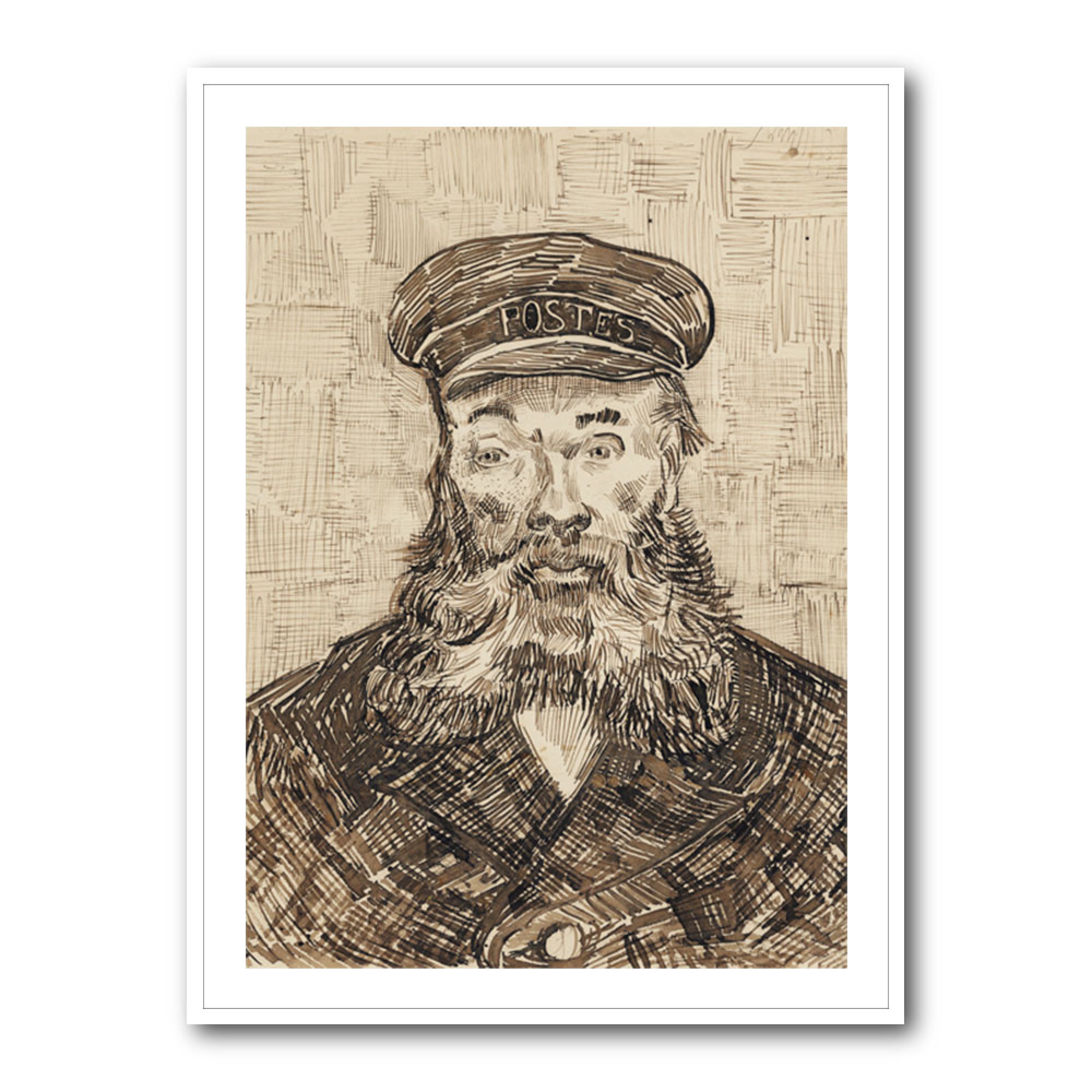 Portrait of Joseph Roulin (1888) by Vincent Van Gogh Wall Art