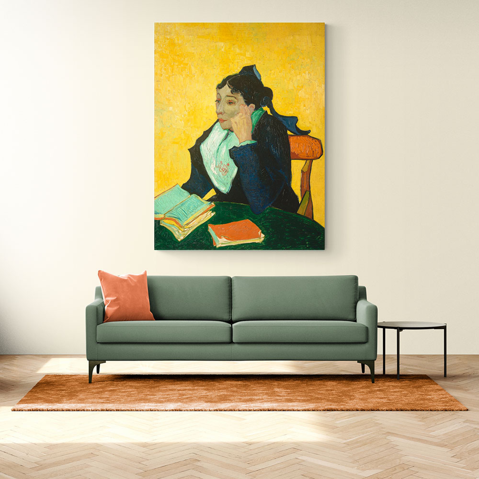 Madame Joseph-Michel Ginoux (1888–1889) by Vincent Van Gogh Wall Art