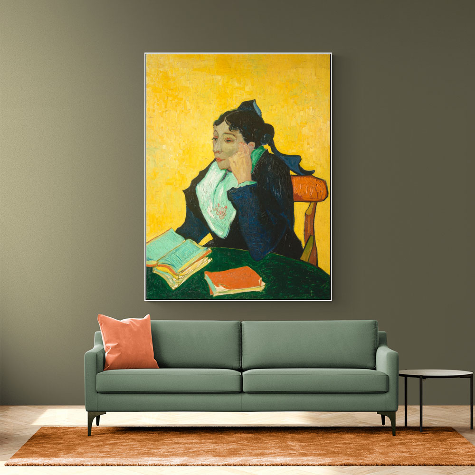 Madame Joseph-Michel Ginoux (1888–1889) by Vincent Van Gogh Wall Art