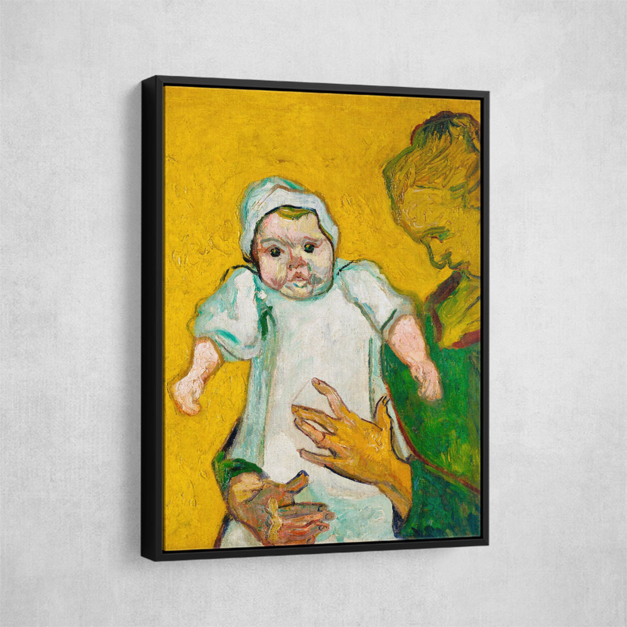Madame Roulin and Her Baby (1888) by Vincent Van Gogh Wall Art