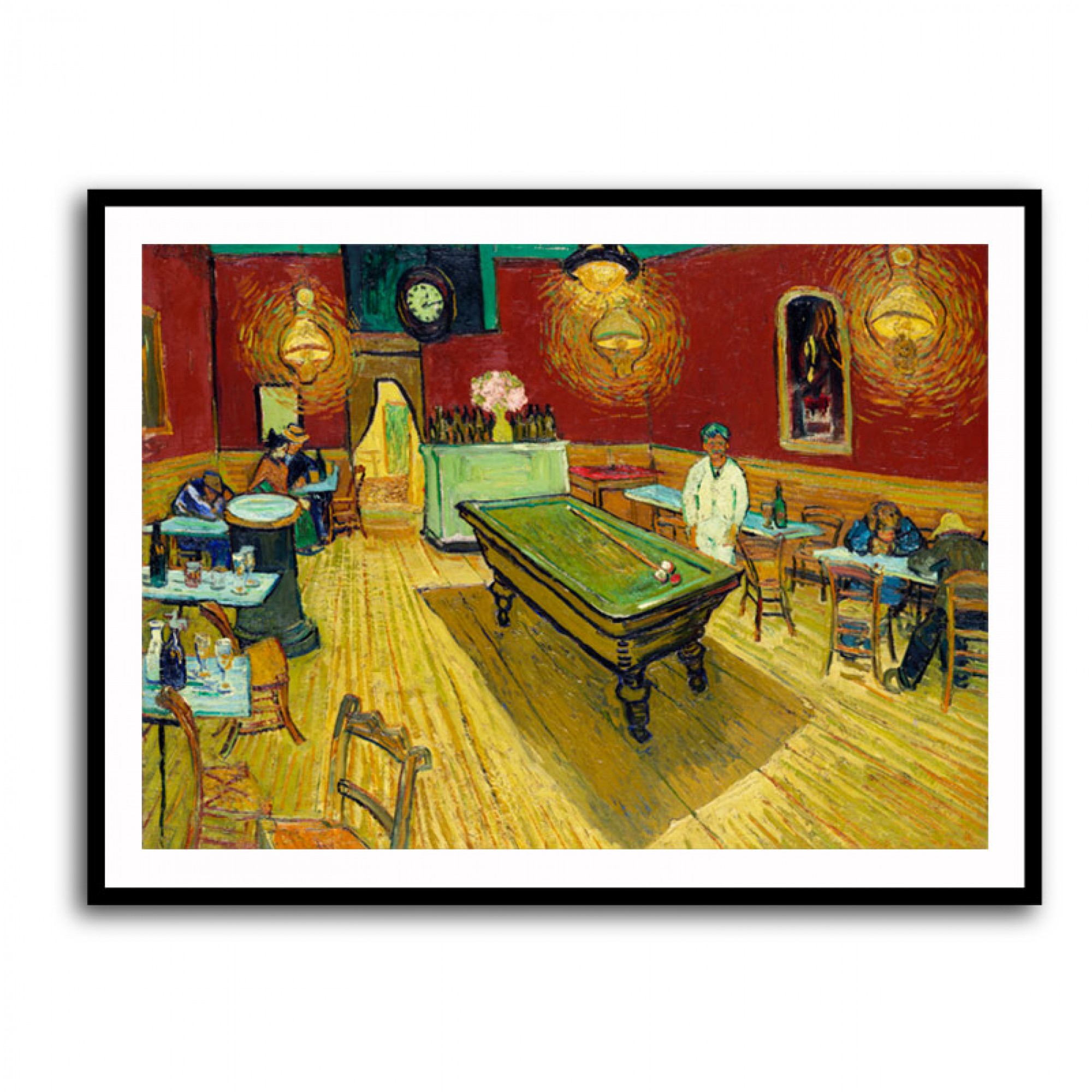 The Night Café (1888) by Vincent Van Gogh Wall Art