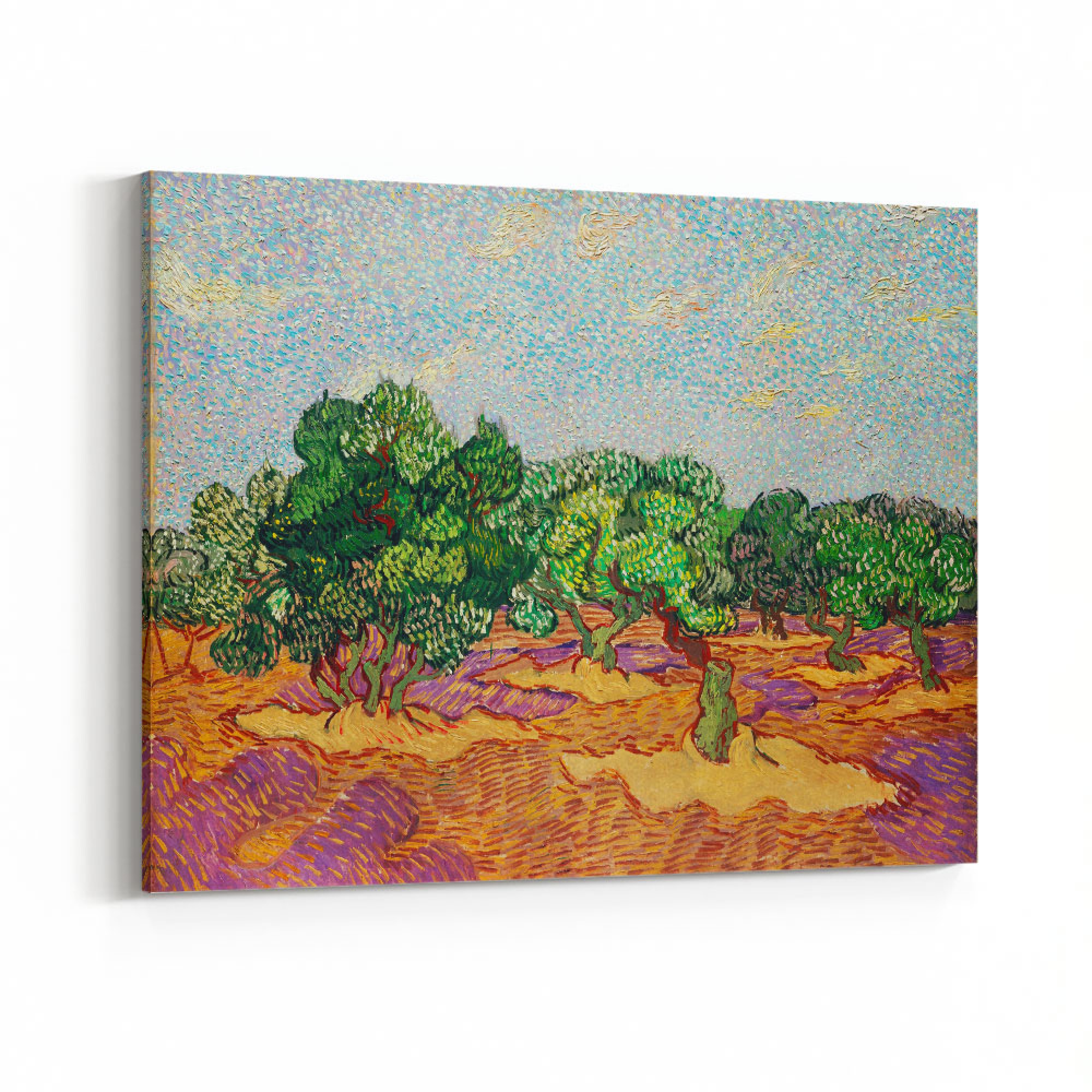 Olive Trees (1889) by Vincent Van Gogh Wall Art