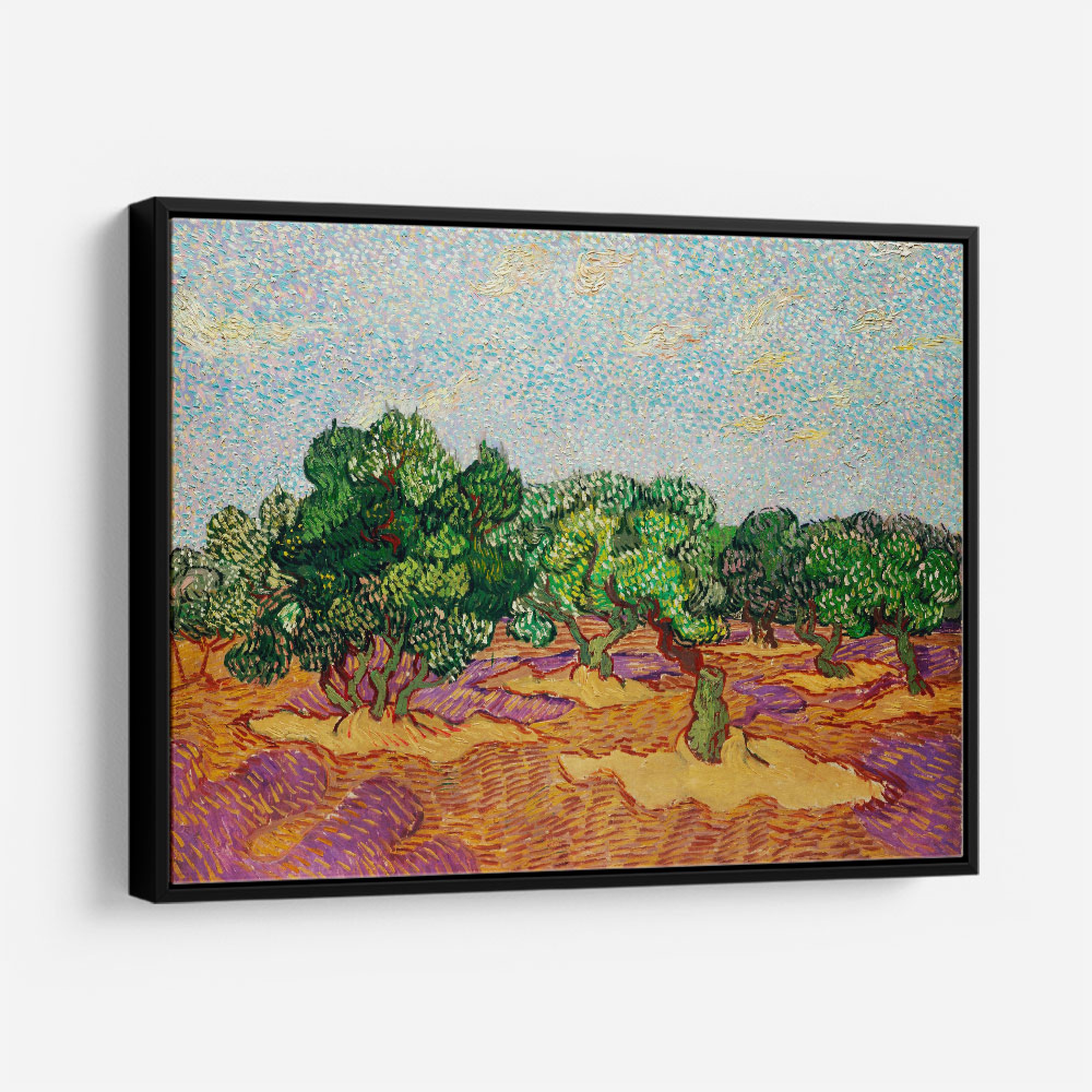 Olive Trees (1889) by Vincent Van Gogh Wall Art