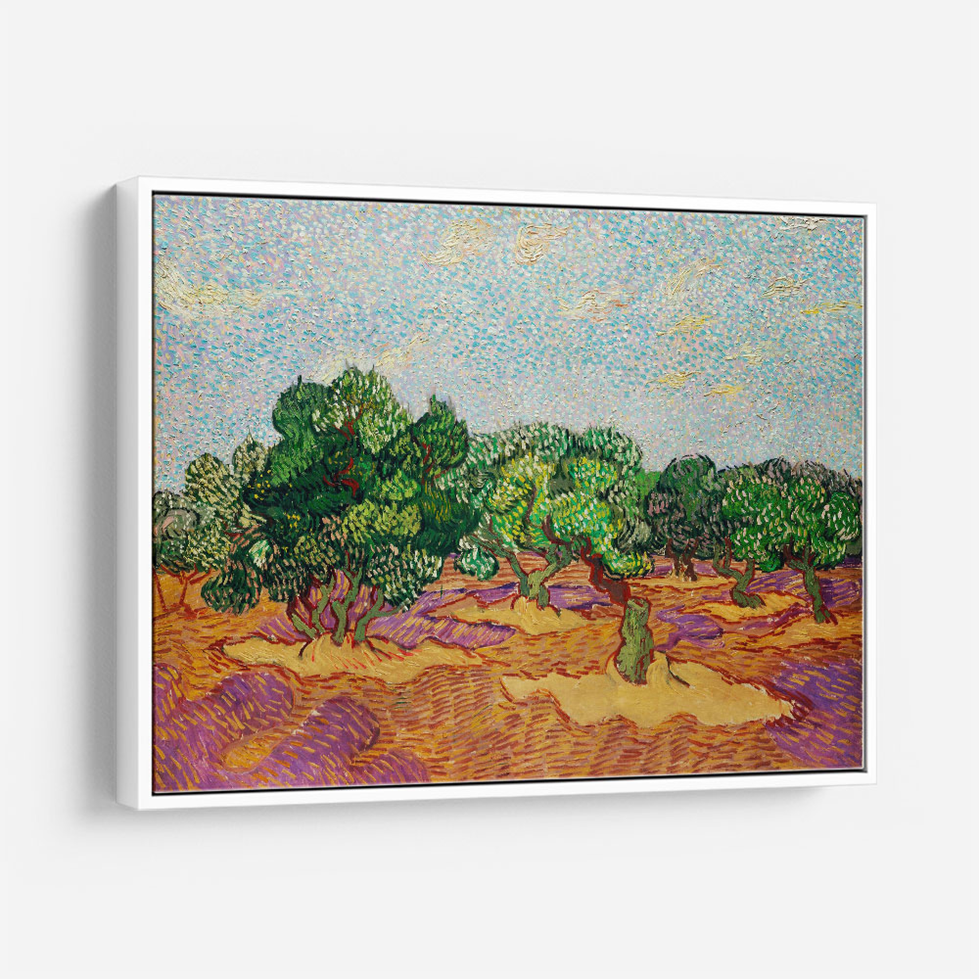 Olive Trees (1889) by Vincent Van Gogh Wall Art