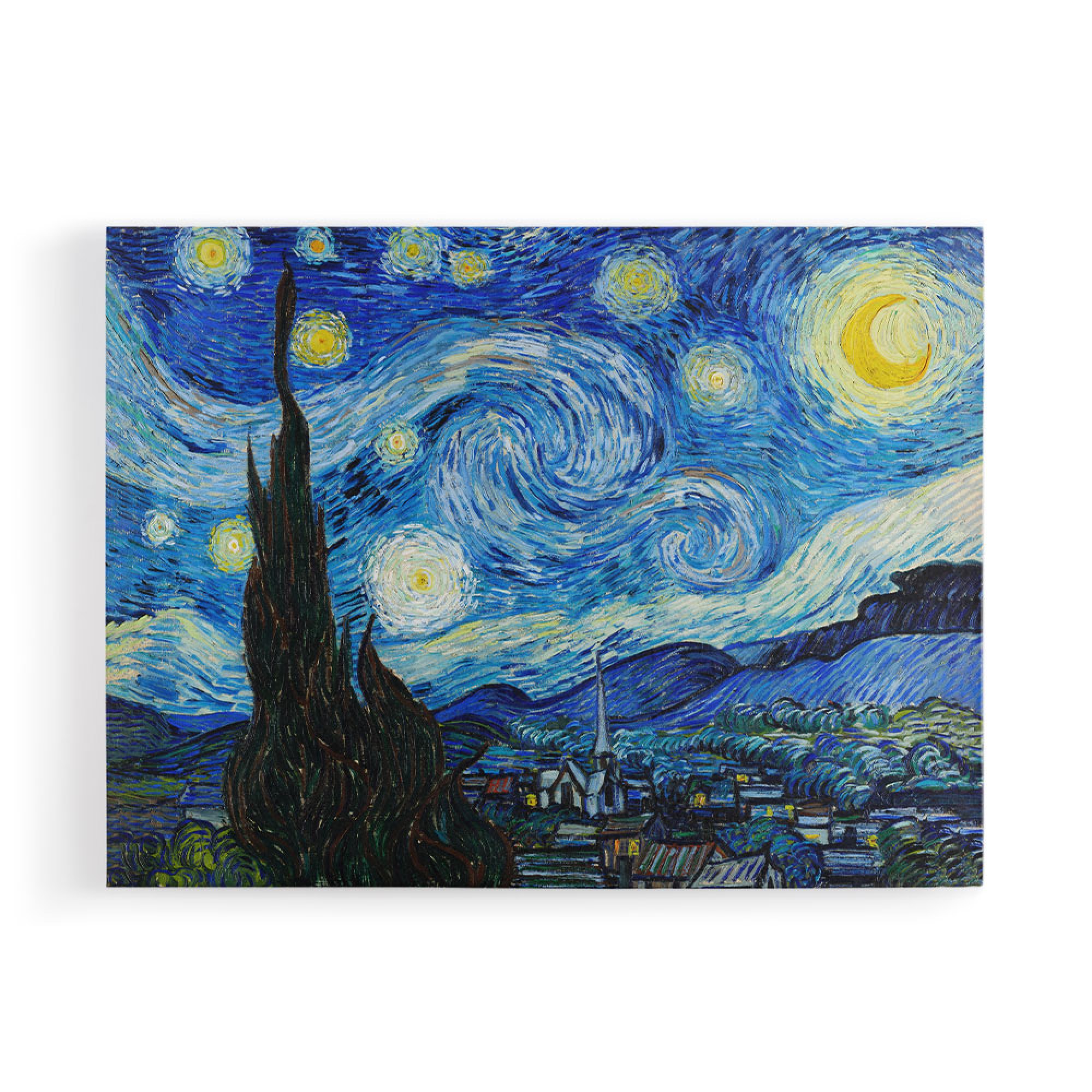 The Starry Night (1889) by Vincent Van Gogh Wall Art