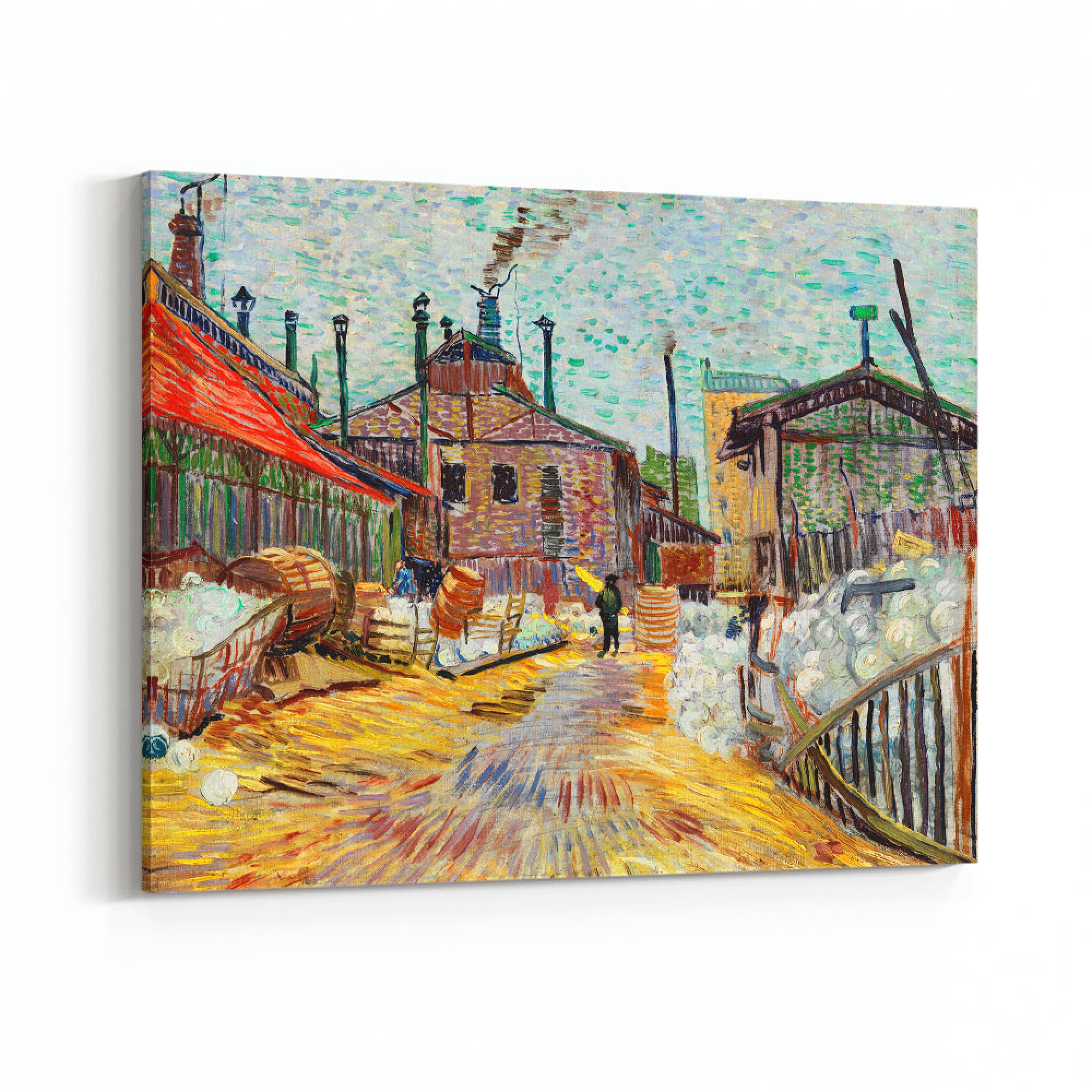 The Factory (1887) by Vincent Van Gogh Wall Art