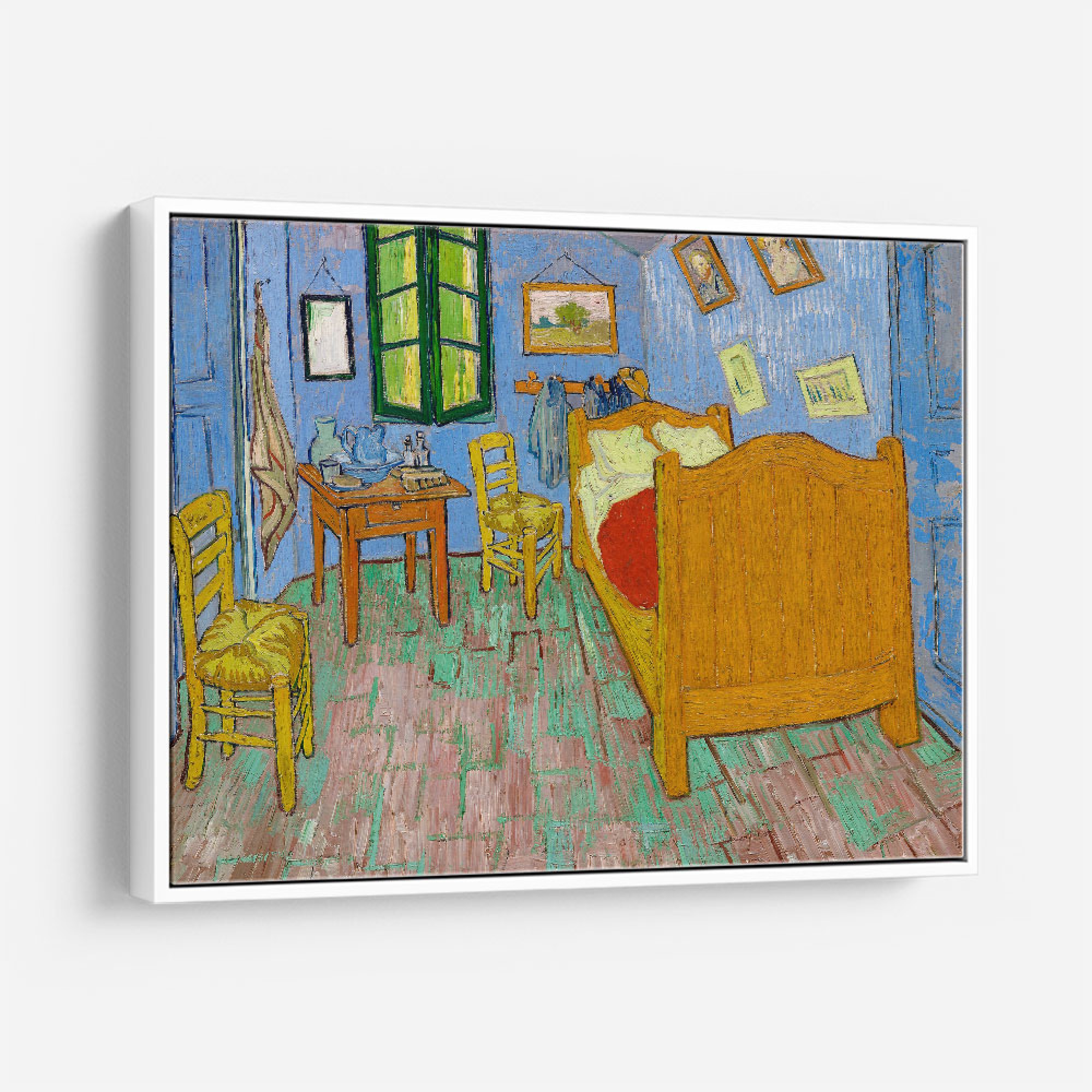 The Bedroom (1889) by Vincent Van Gogh Wall Art