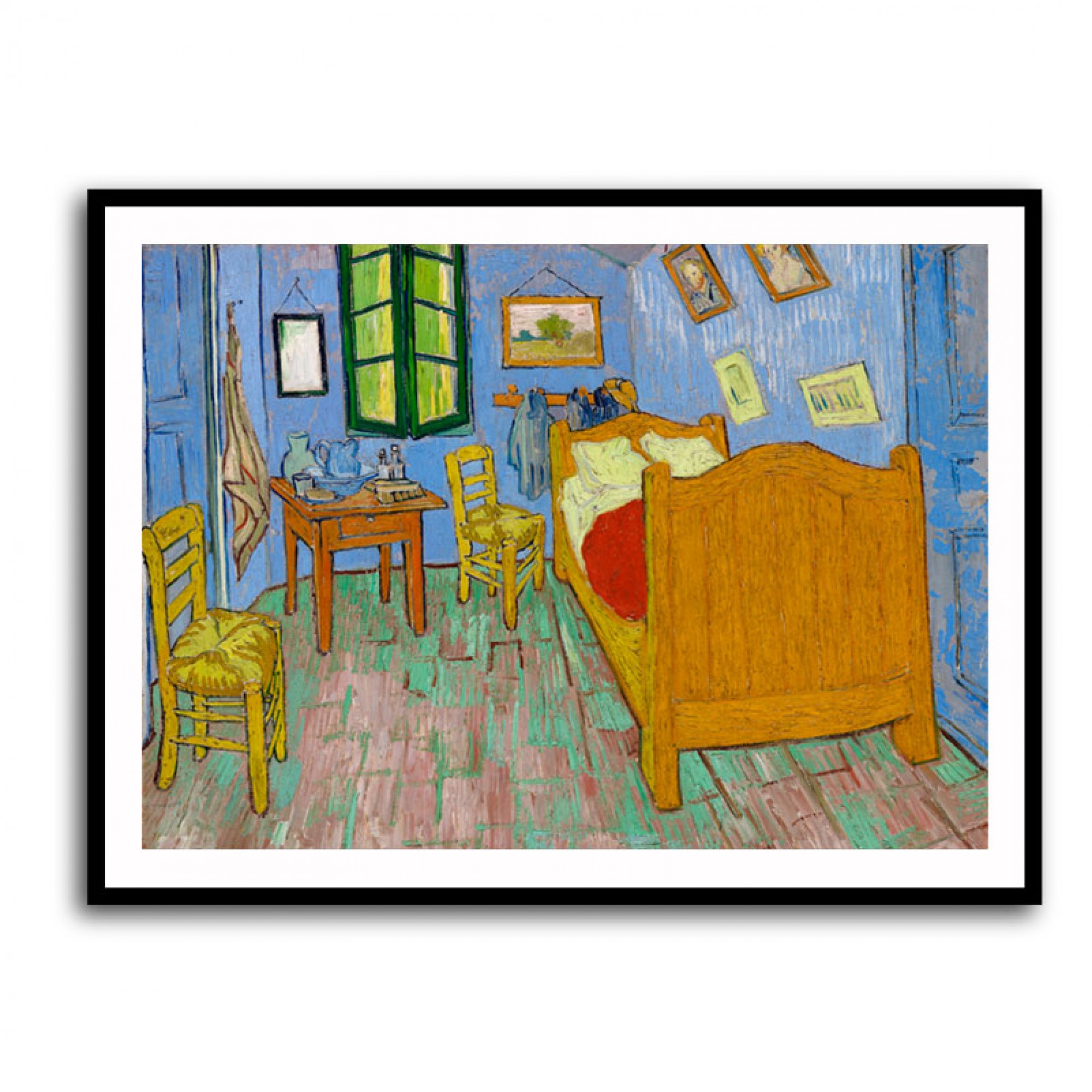 The Bedroom (1889) by Vincent Van Gogh Wall Art