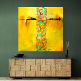 Abstract Calligraphy 7 Square Wall Art