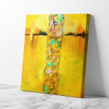 Abstract Calligraphy 7 Square Wall Art