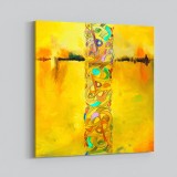 Abstract Calligraphy 7 Square Wall Art