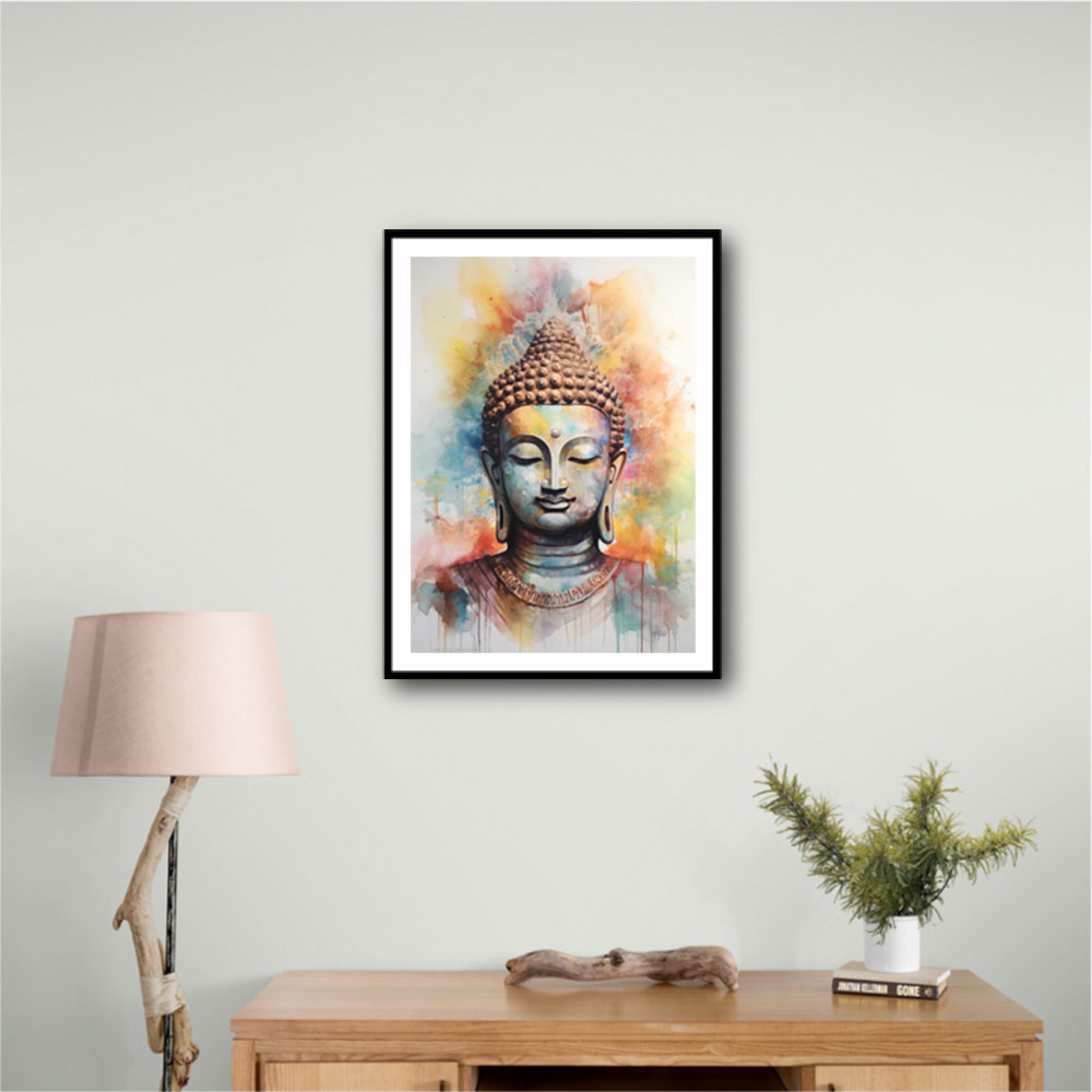 Buddha Water Color 4 Wall Art