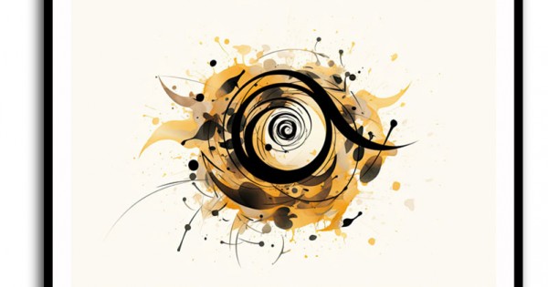 The Eye Calligraphy Wall Art