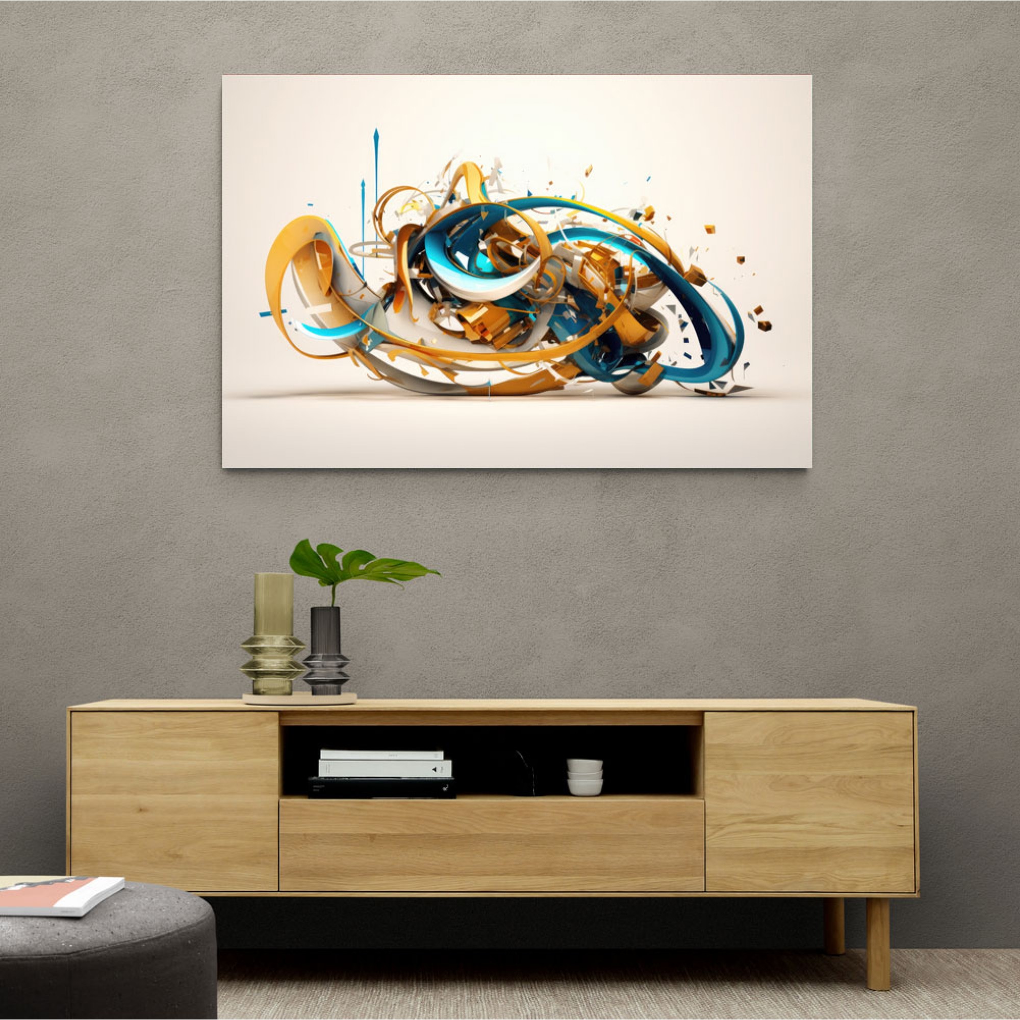 Abstract Calligraphy 7 Wall Art