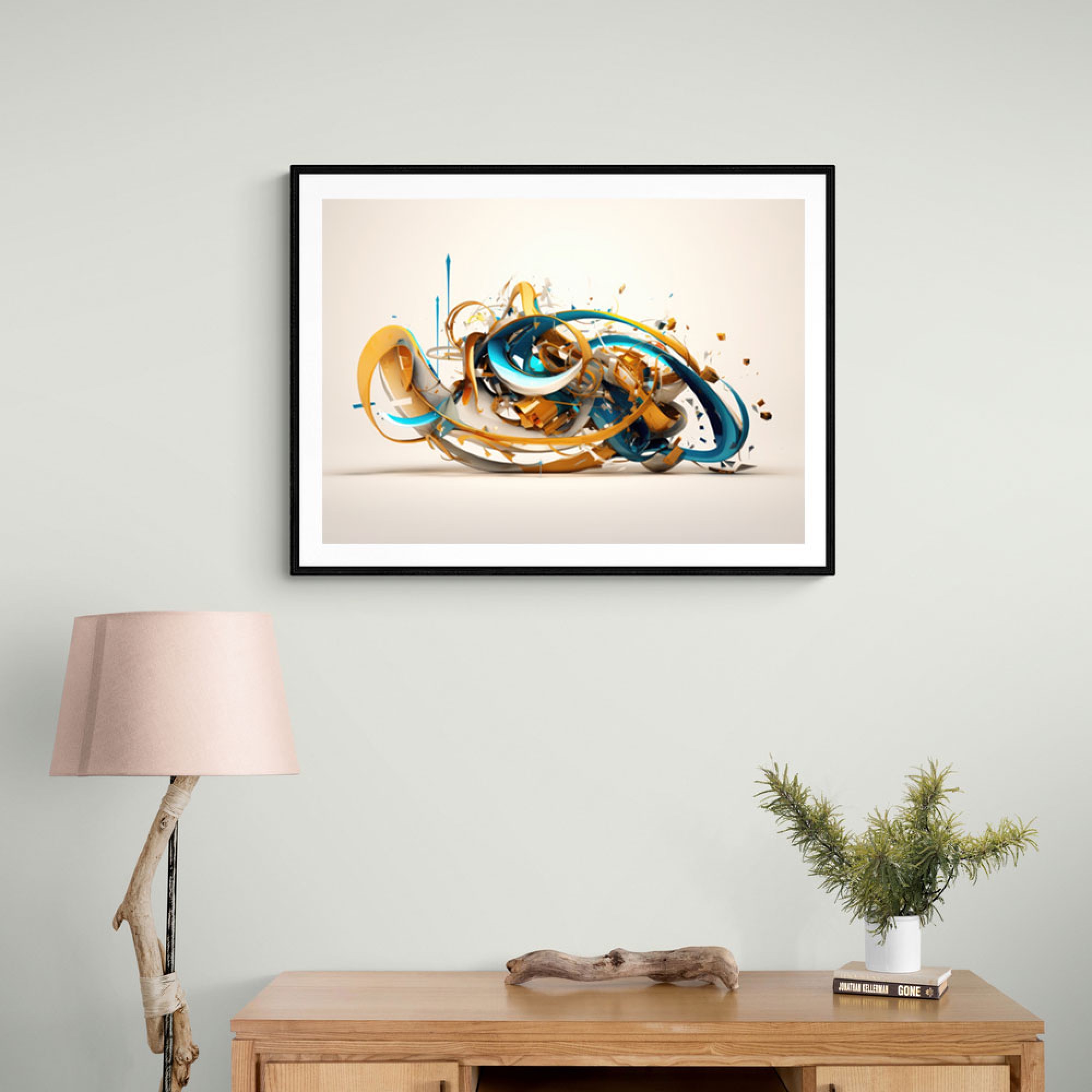 Abstract Calligraphy 7 Wall Art