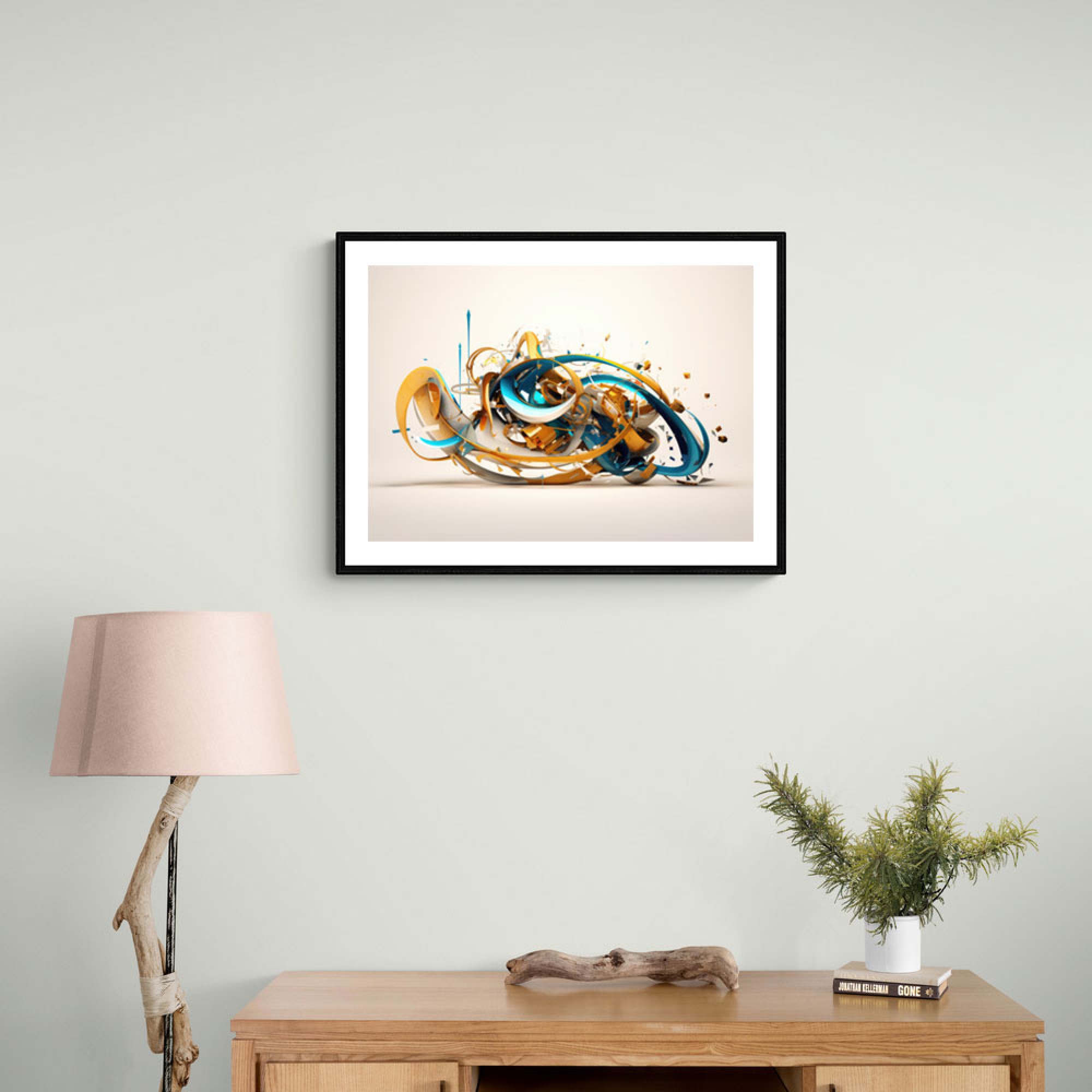 Abstract Calligraphy 7 Wall Art