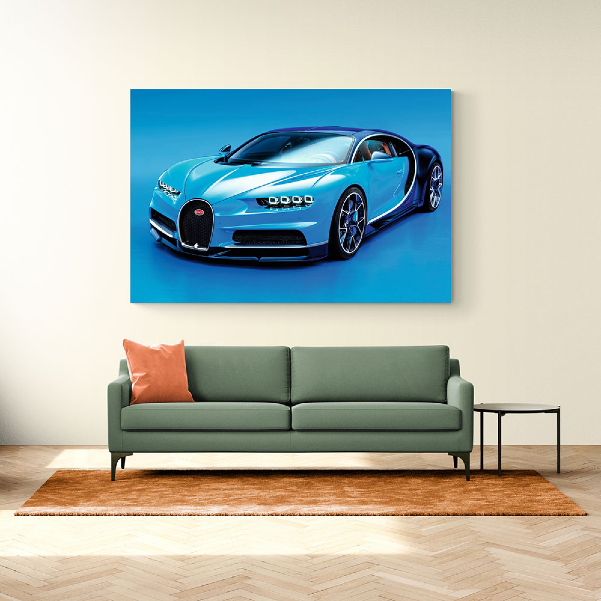 Bugatti Chiron Supercar Wall Art