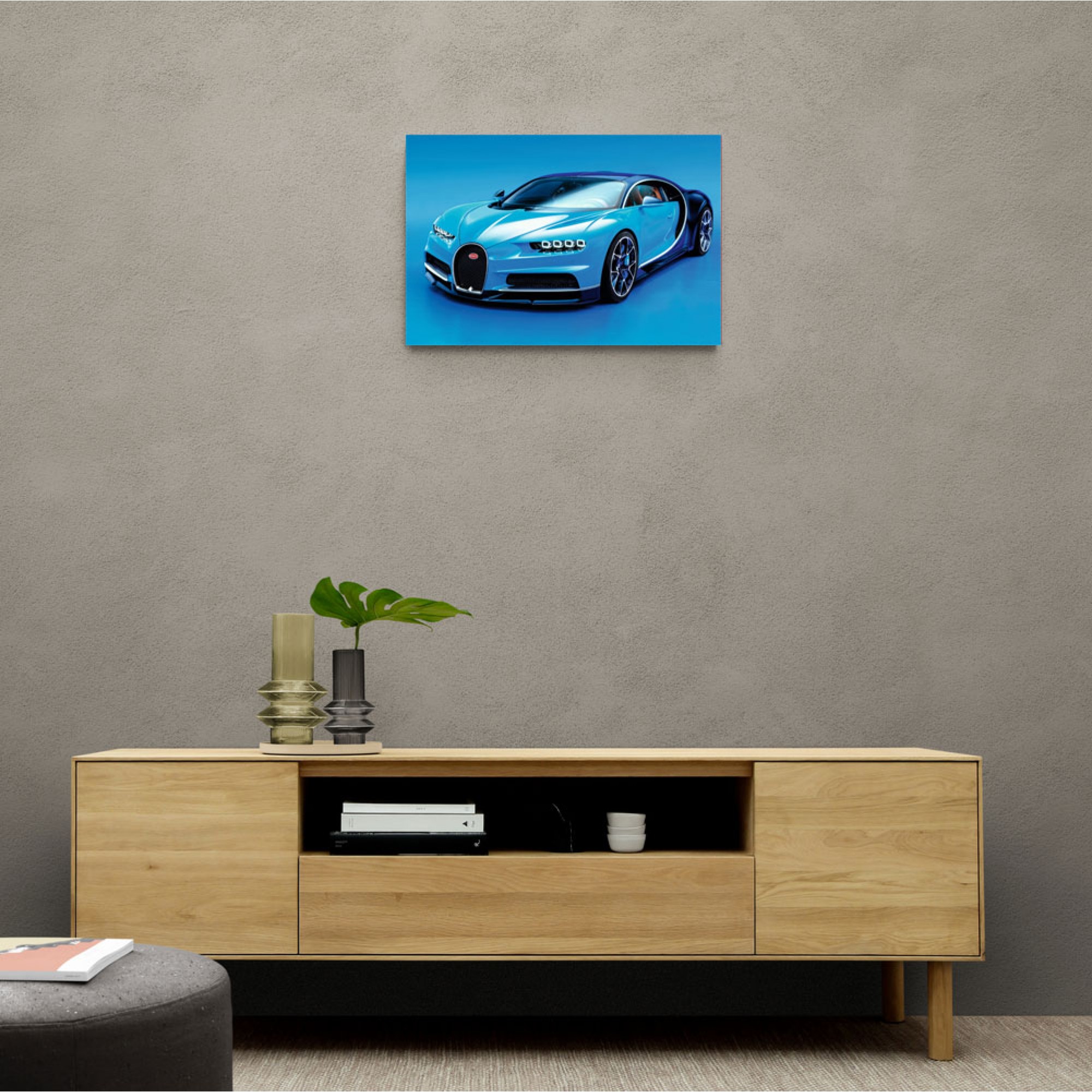 Bugatti Chiron Supercar Wall Art