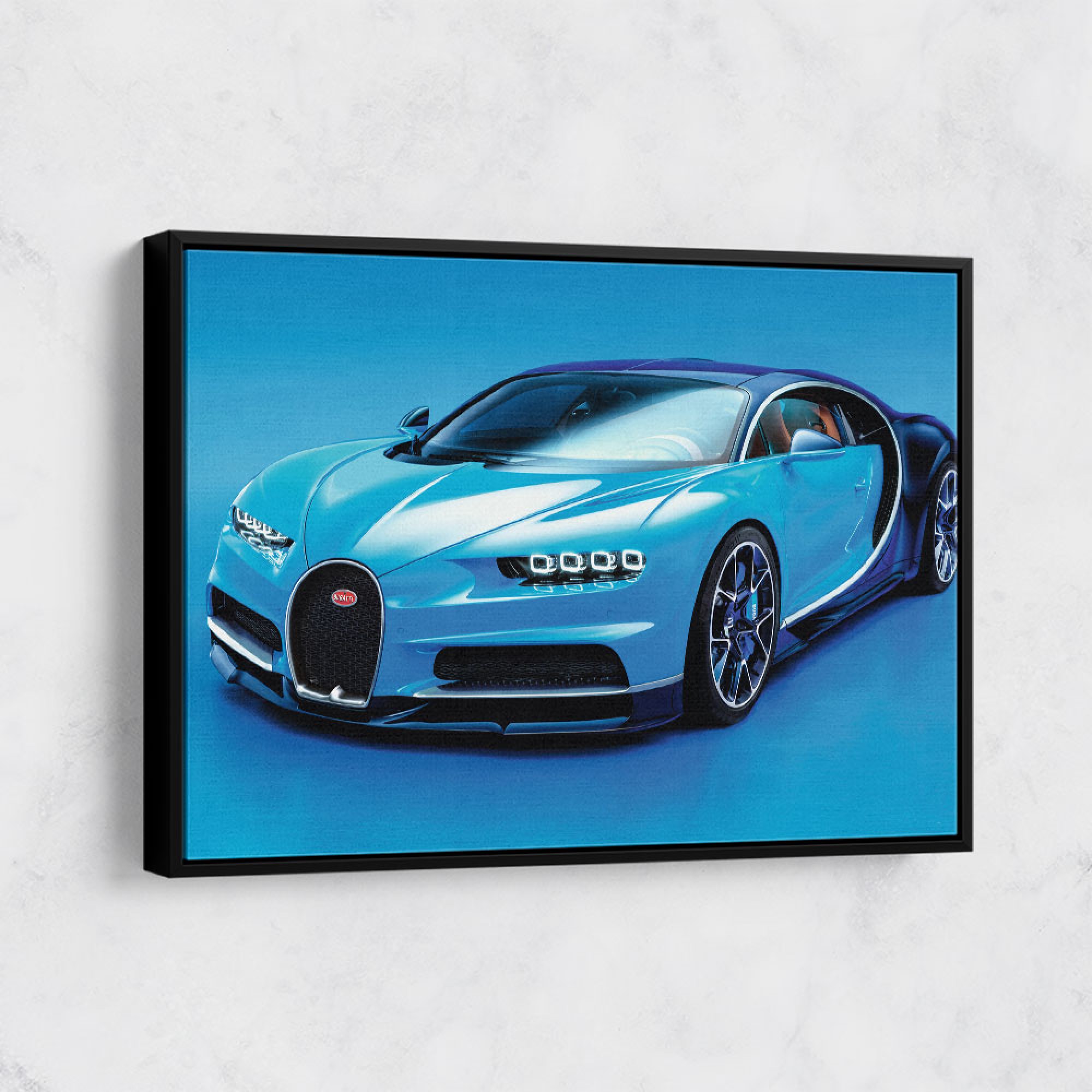 Bugatti Chiron Supercar Wall Art