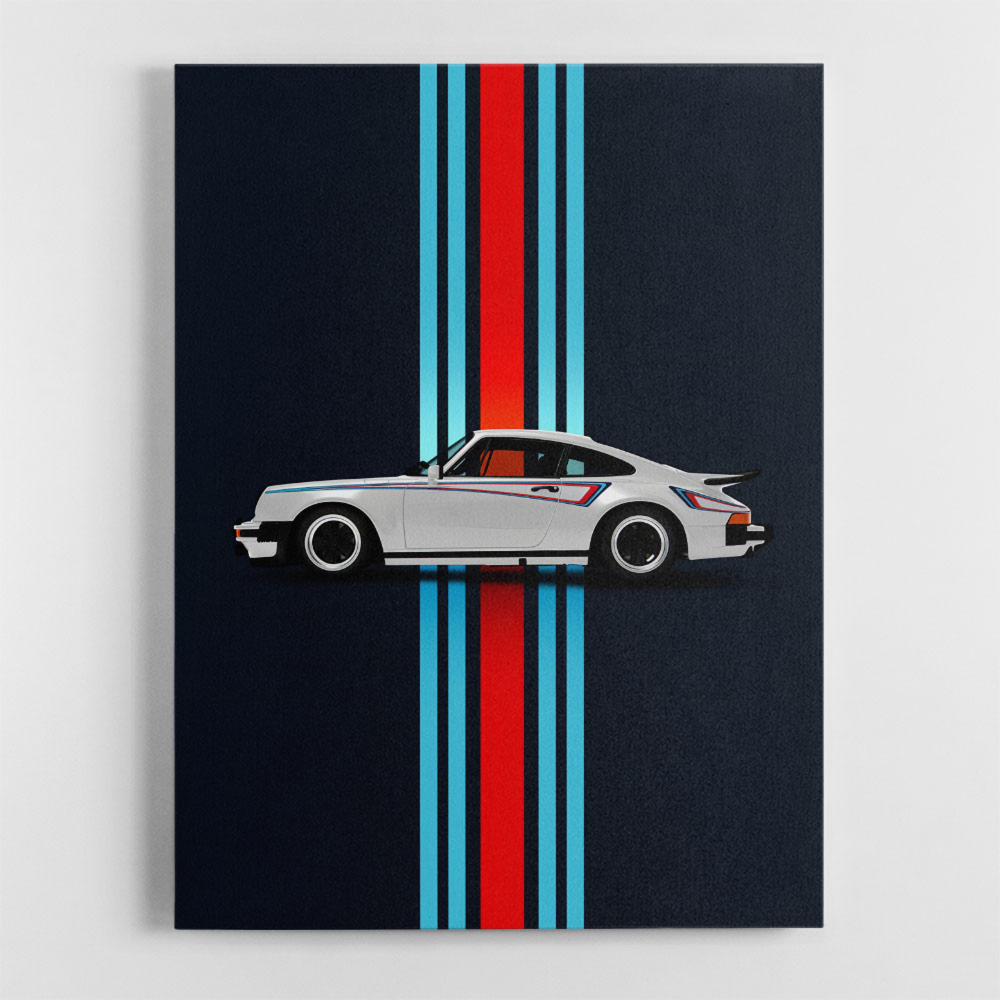 Porsche 911 Retro Wall Art
