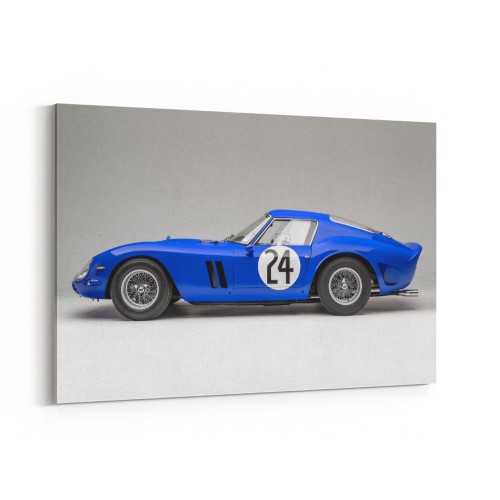 Ferrari 458 Blue Poster Style Wall Art