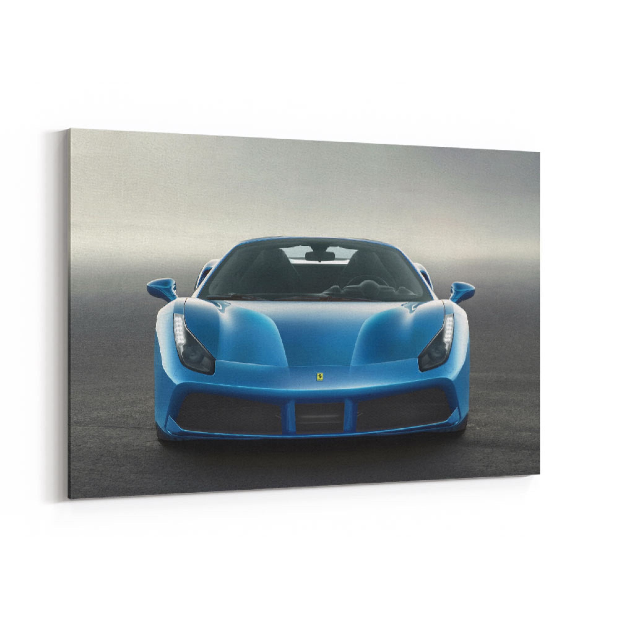 Ferrari 488 Spider in Blue Wall Art