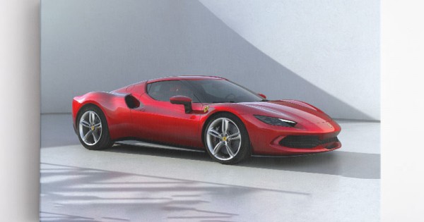 Ferrari 296 GTB Wall Art