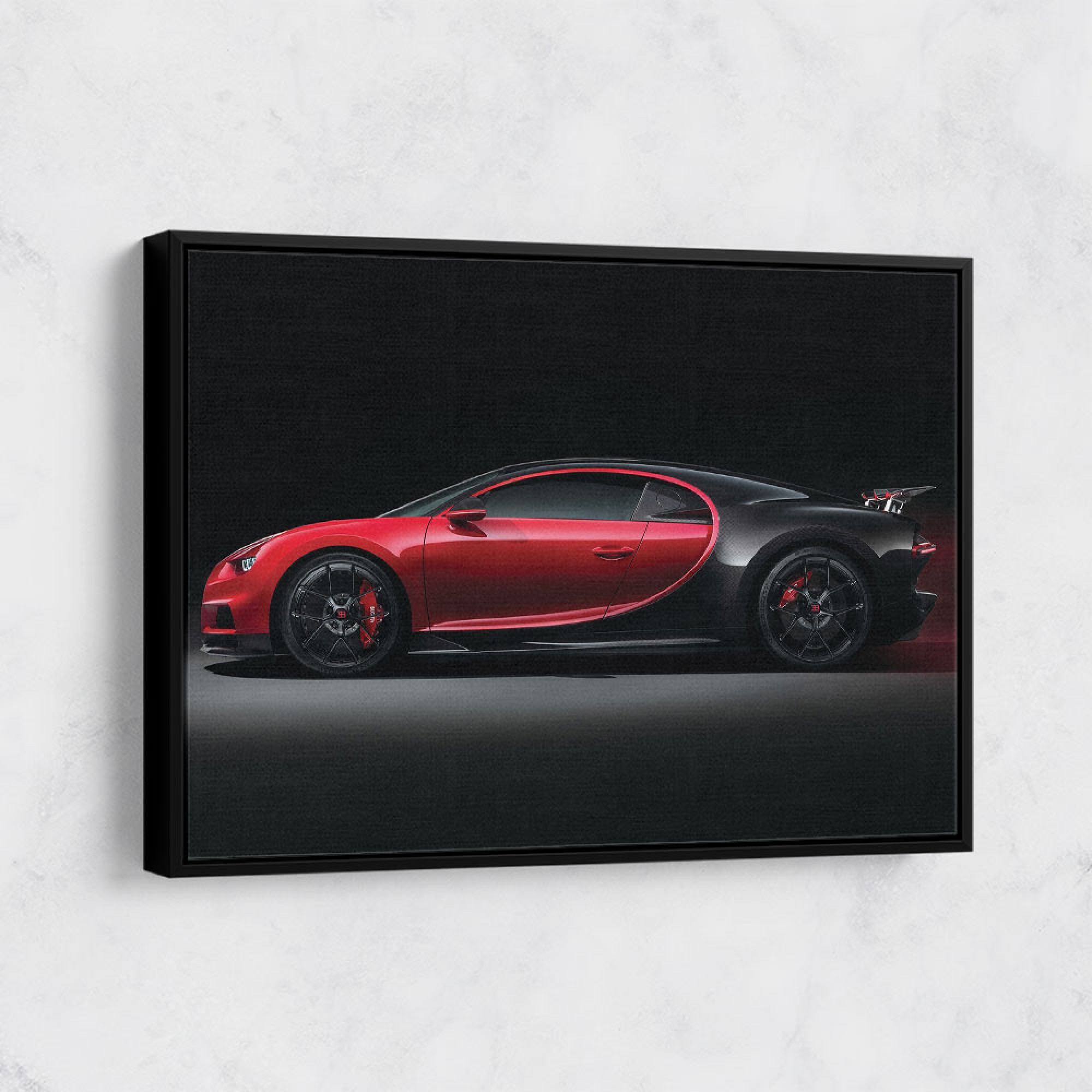 Bugatti Chiron Red Wall Art