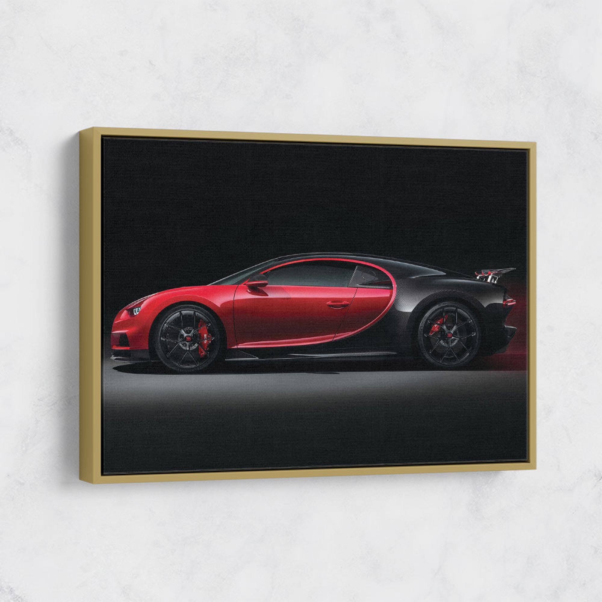 Bugatti Chiron Red Wall Art