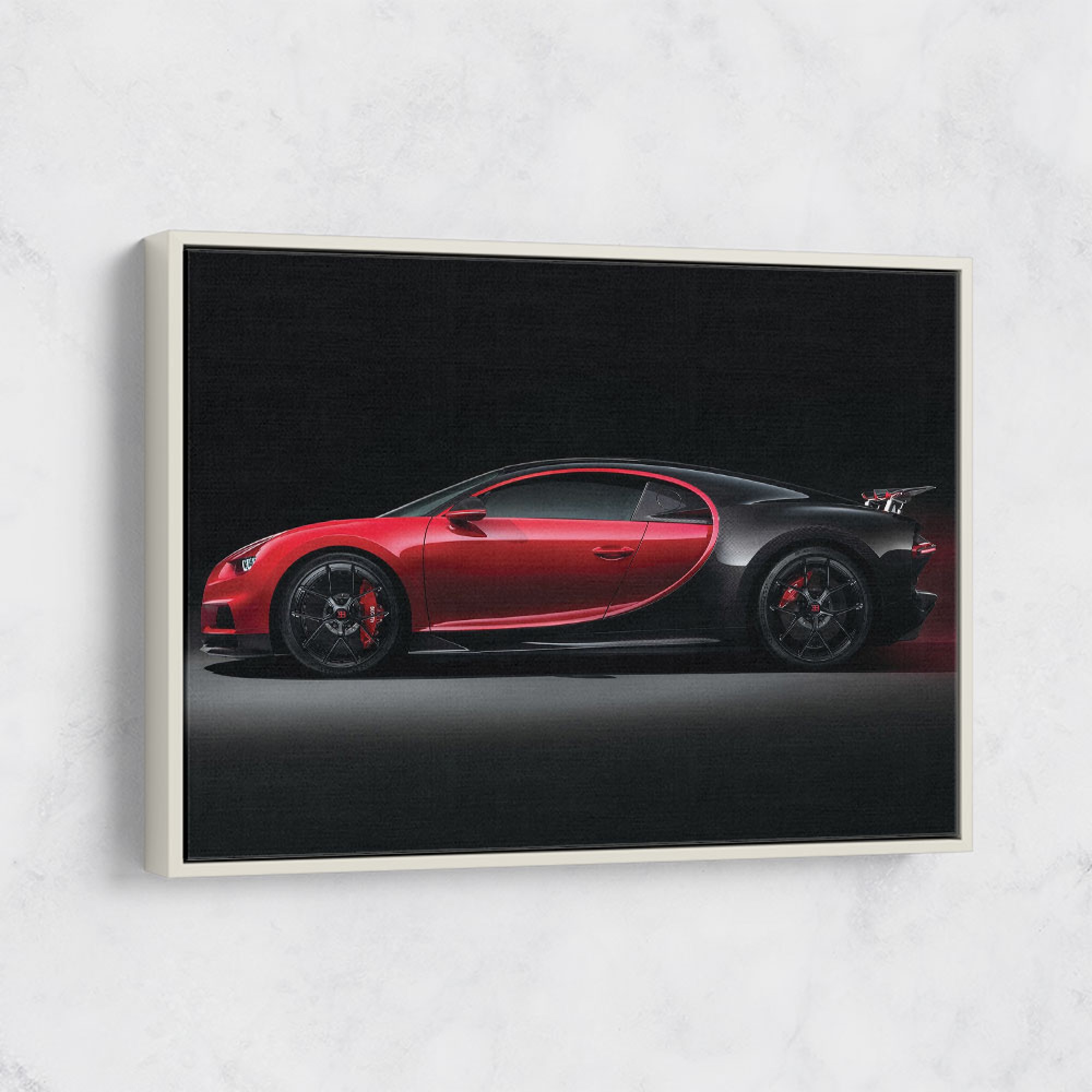 Bugatti Chiron Red Wall Art