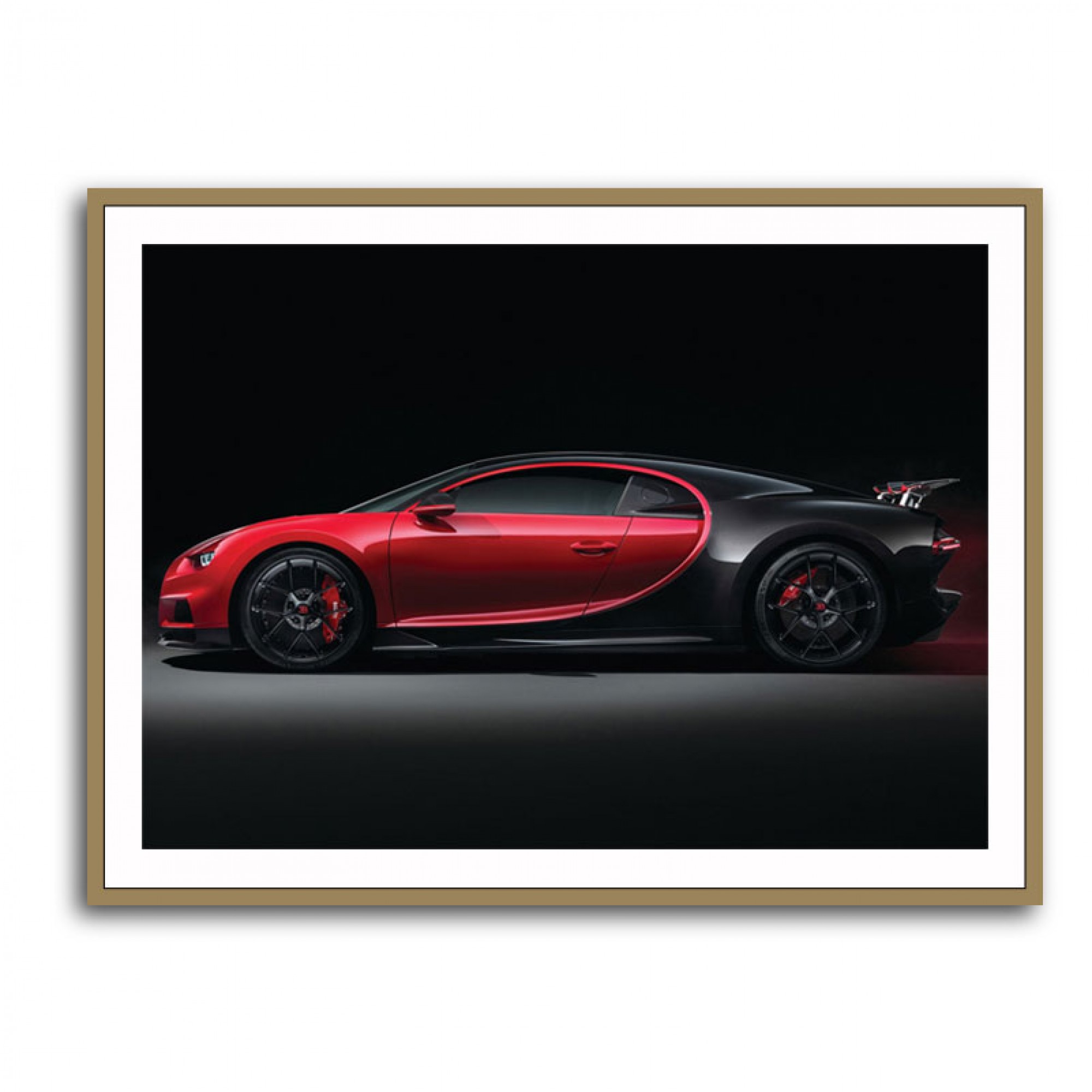 Bugatti Chiron Red Wall Art