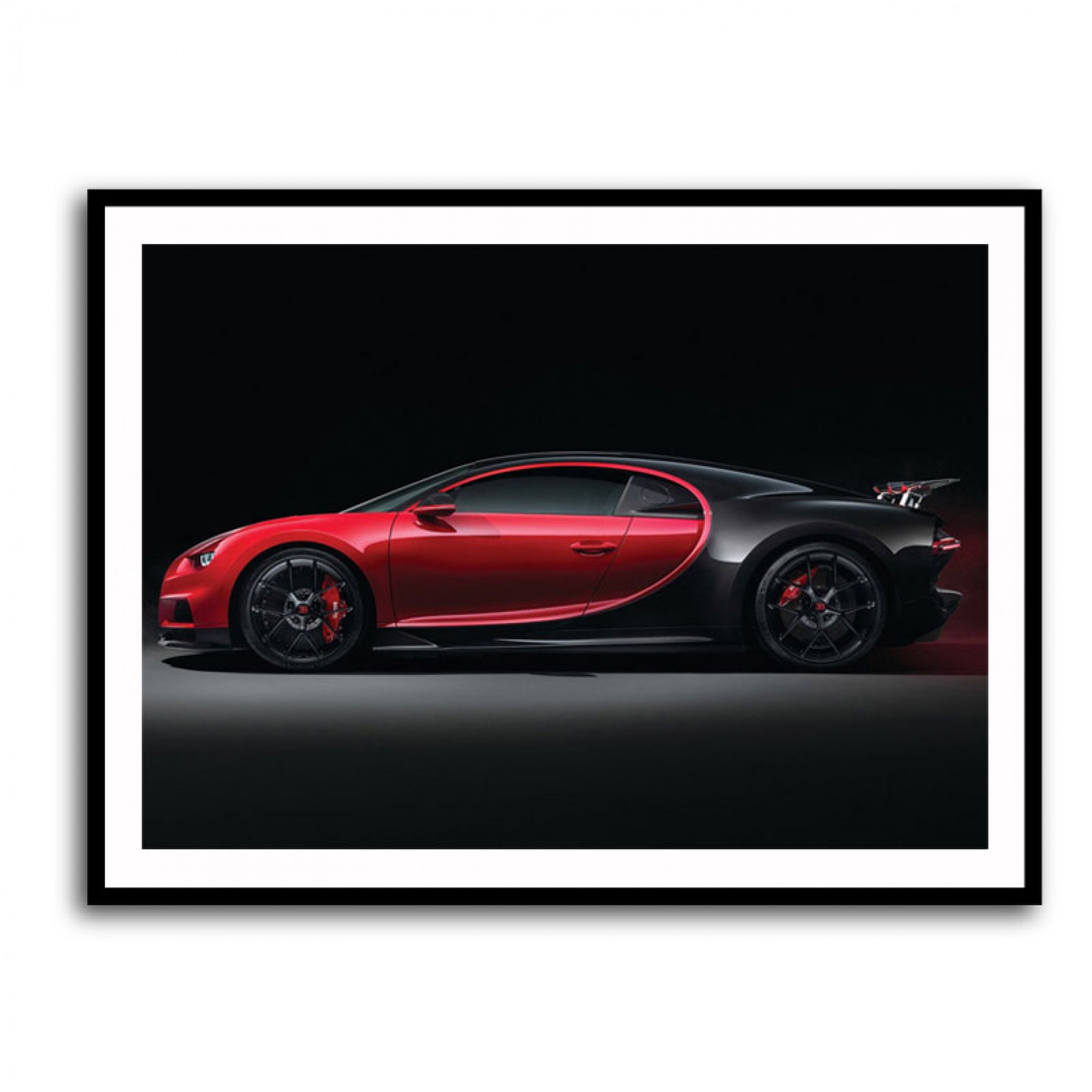 Bugatti Chiron Red Wall Art