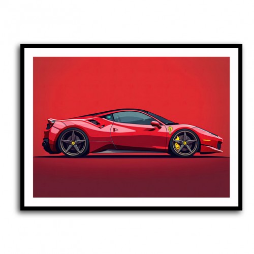Bugatti Divo Wall Art