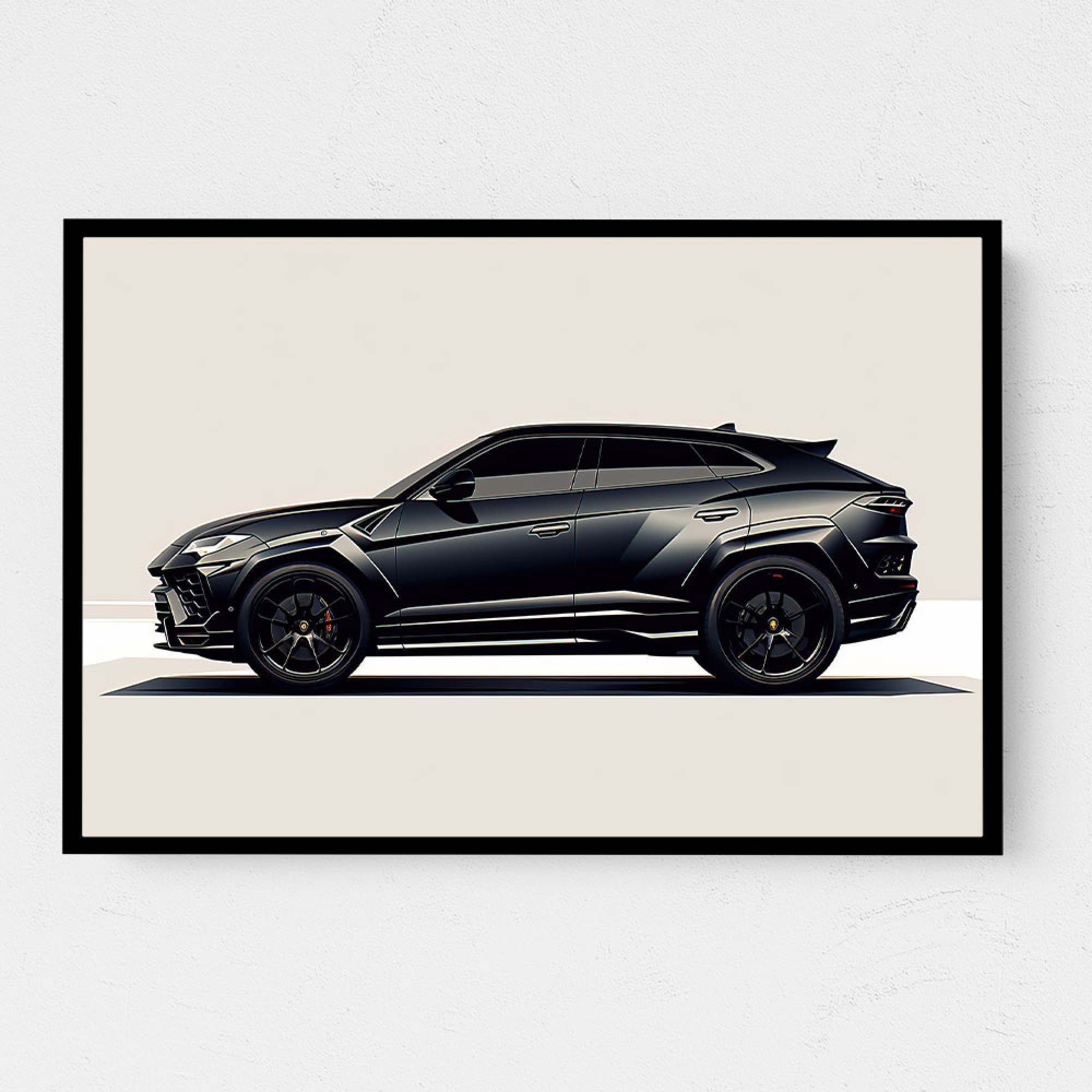 Urus Black 2 Wall Art