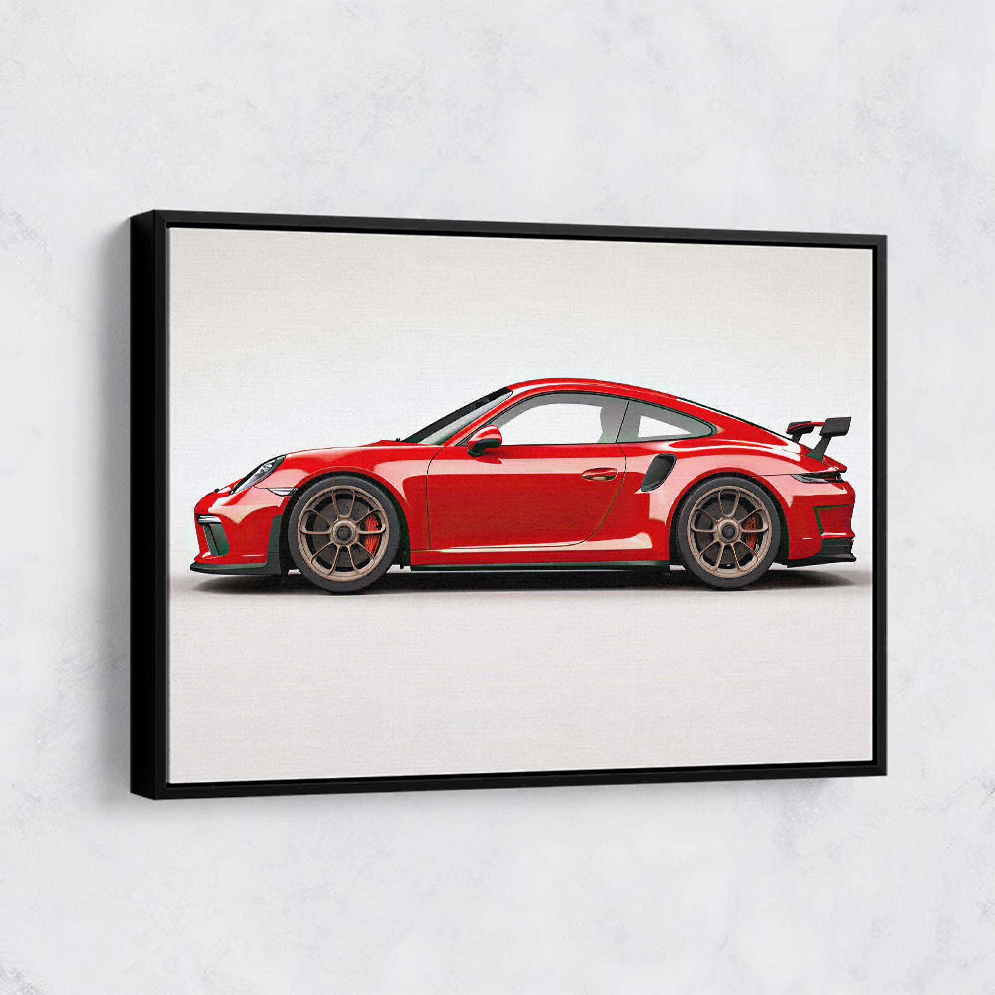 Red Porsche 911 GT3 Wall Art
