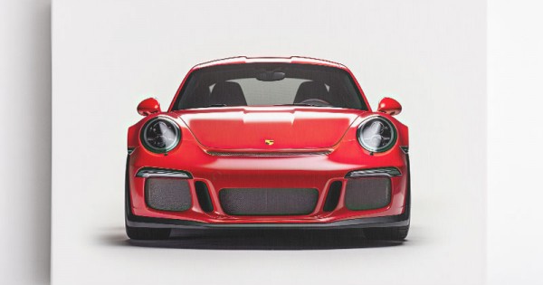 Red Porsche 911 GT3 Wall Art