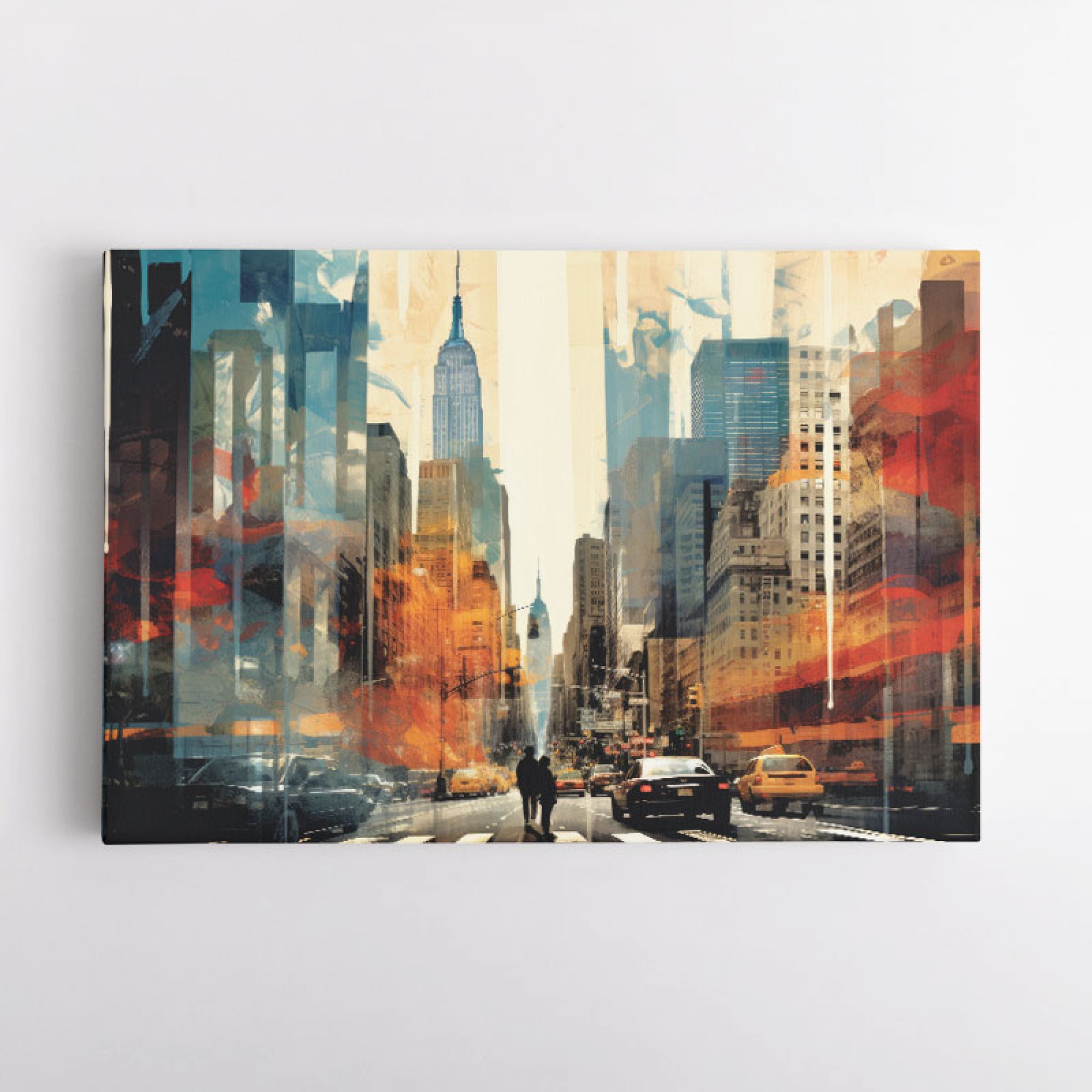 Urban City Fusion Collage Wall Art