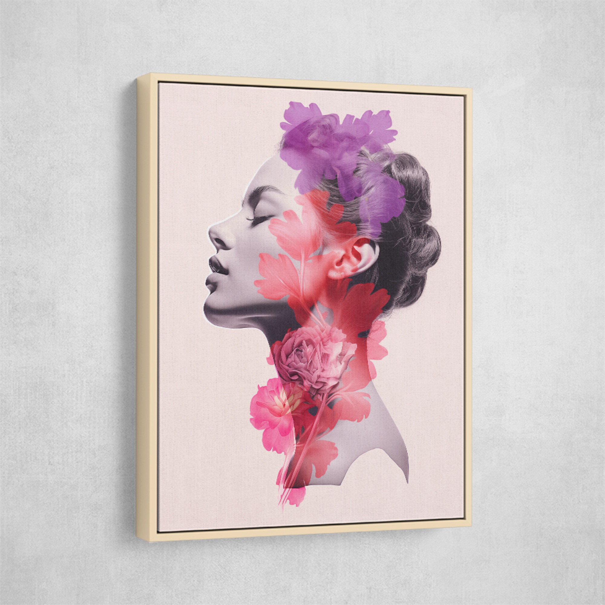 Blooming Flower Lady 3 Wall Art