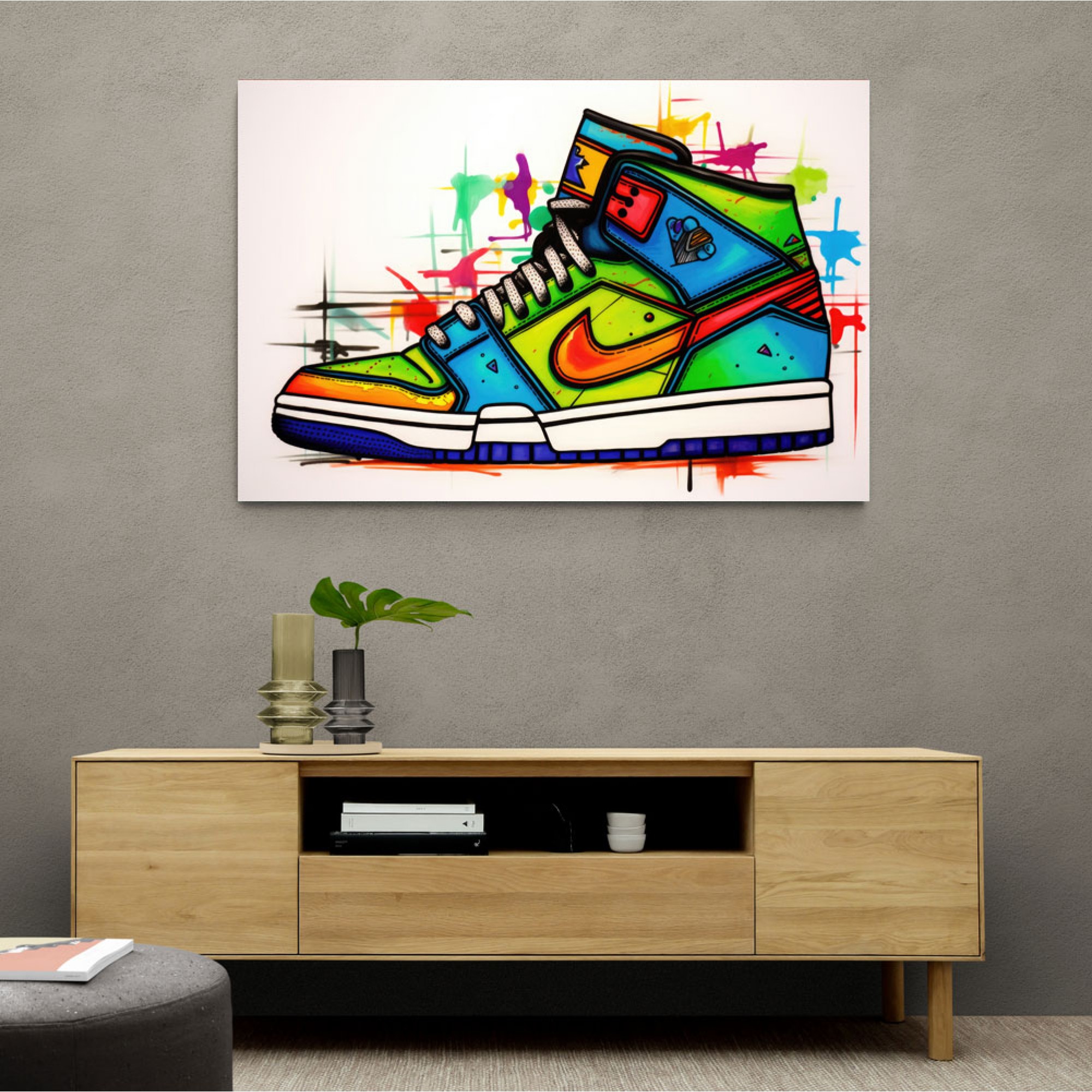 Air Jordan Graffiti Art
