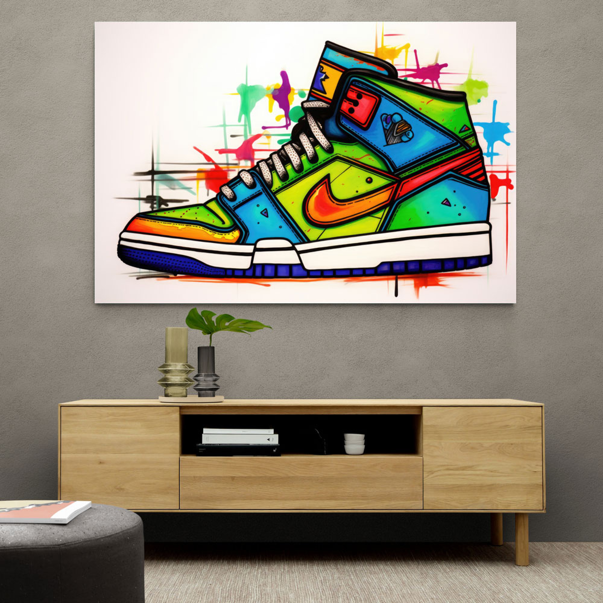 Air Jordan Graffiti Art