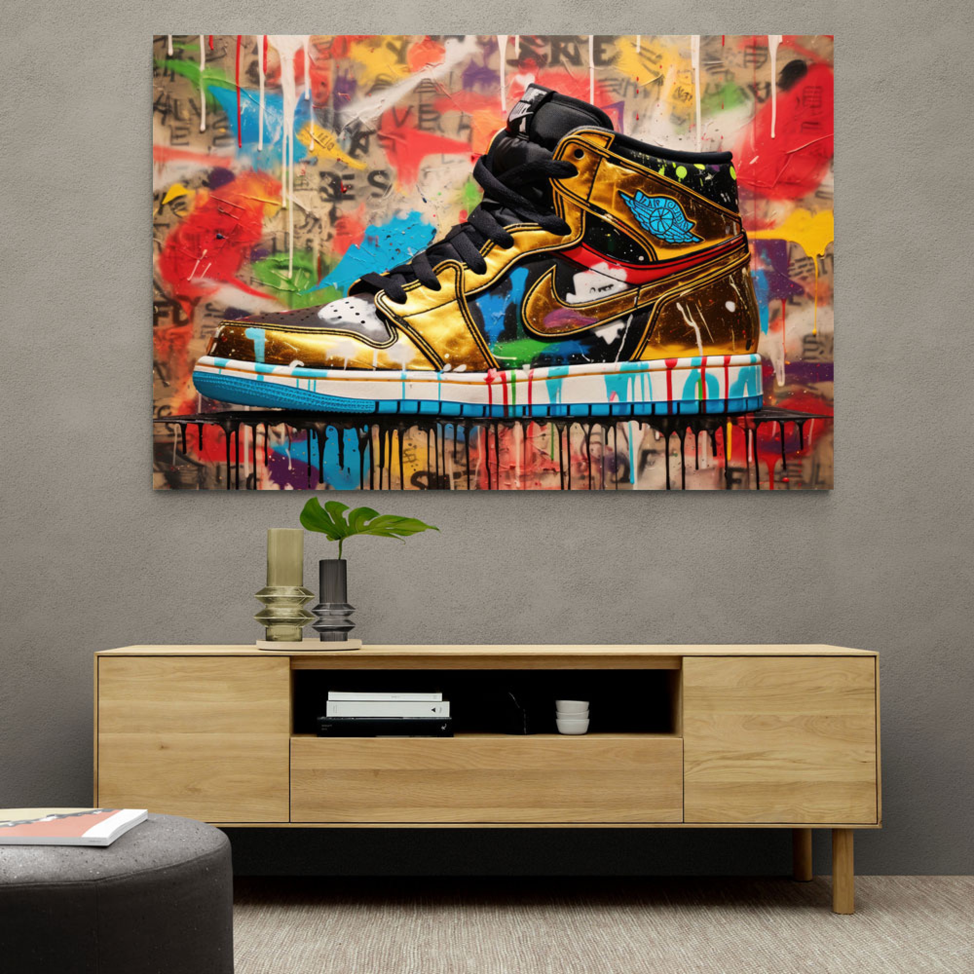 Air Jordan 4 Graffiti Art