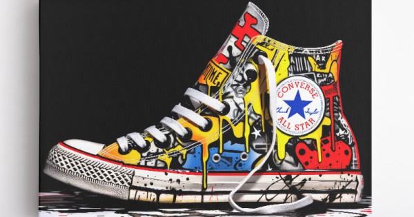 Converse Classic Graffiti Wall Art