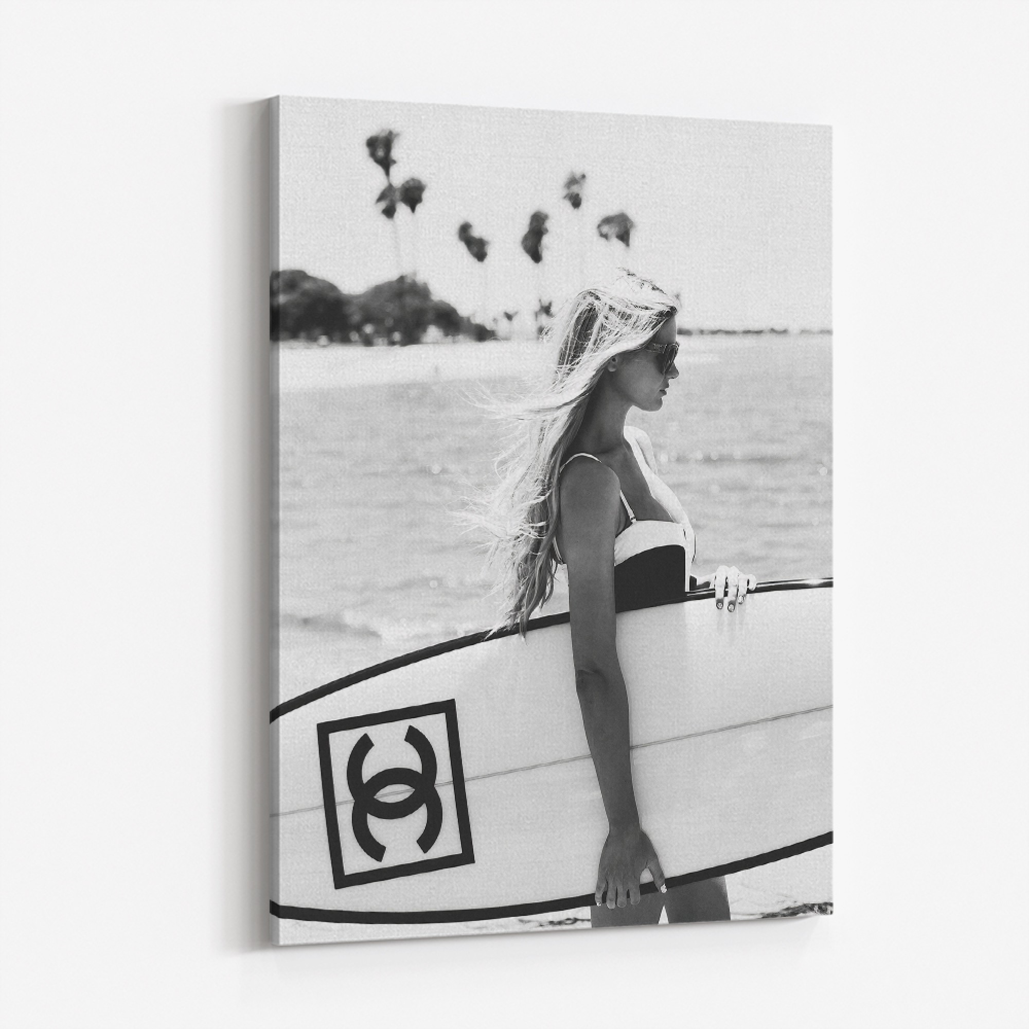 Chanel Surfer Girl Wall Art