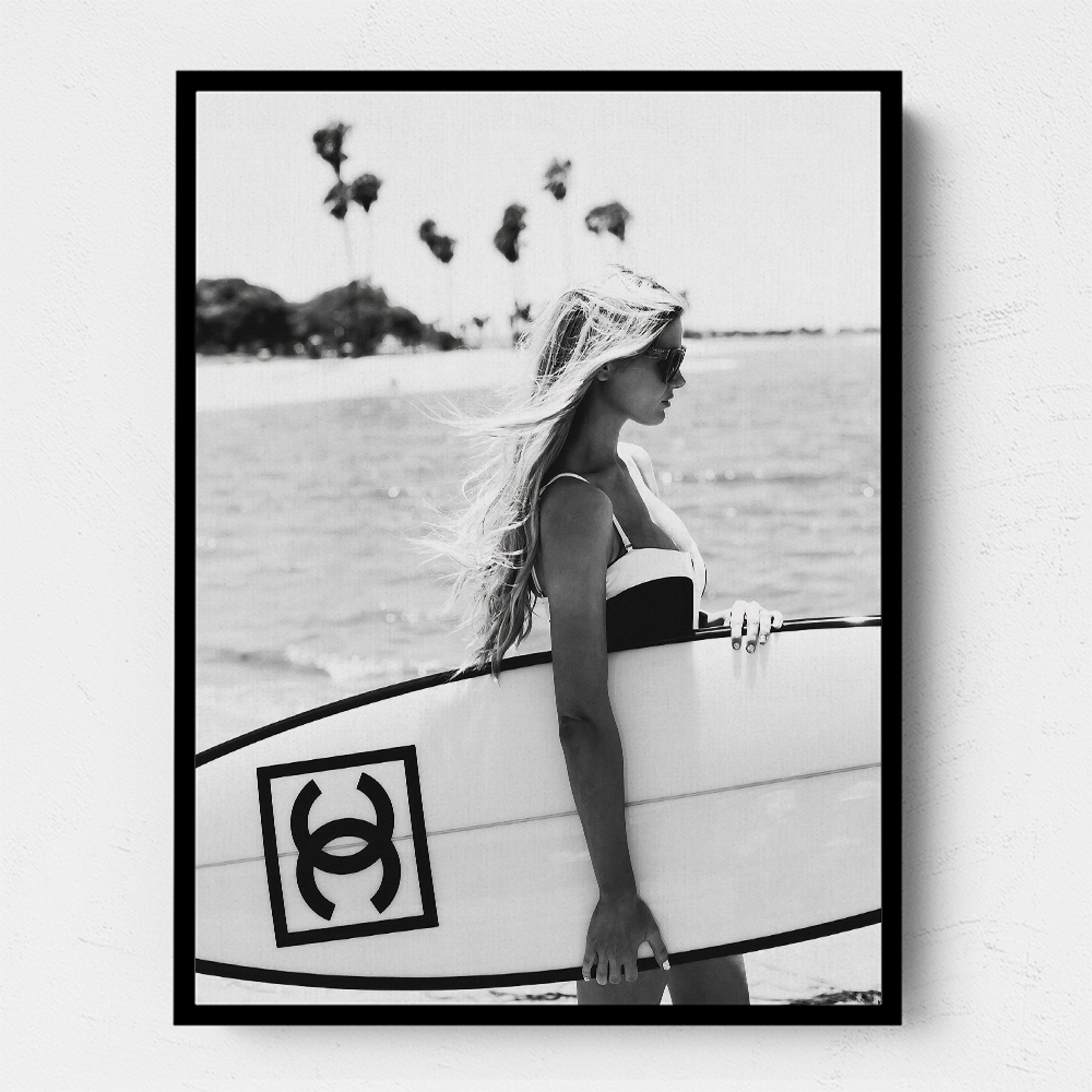 Chanel Surfer Girl Wall Art