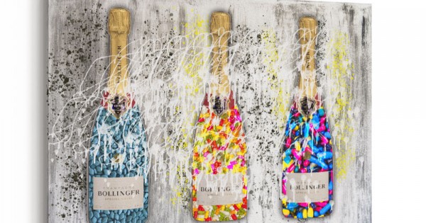 Champagne Sweets Paint Splash