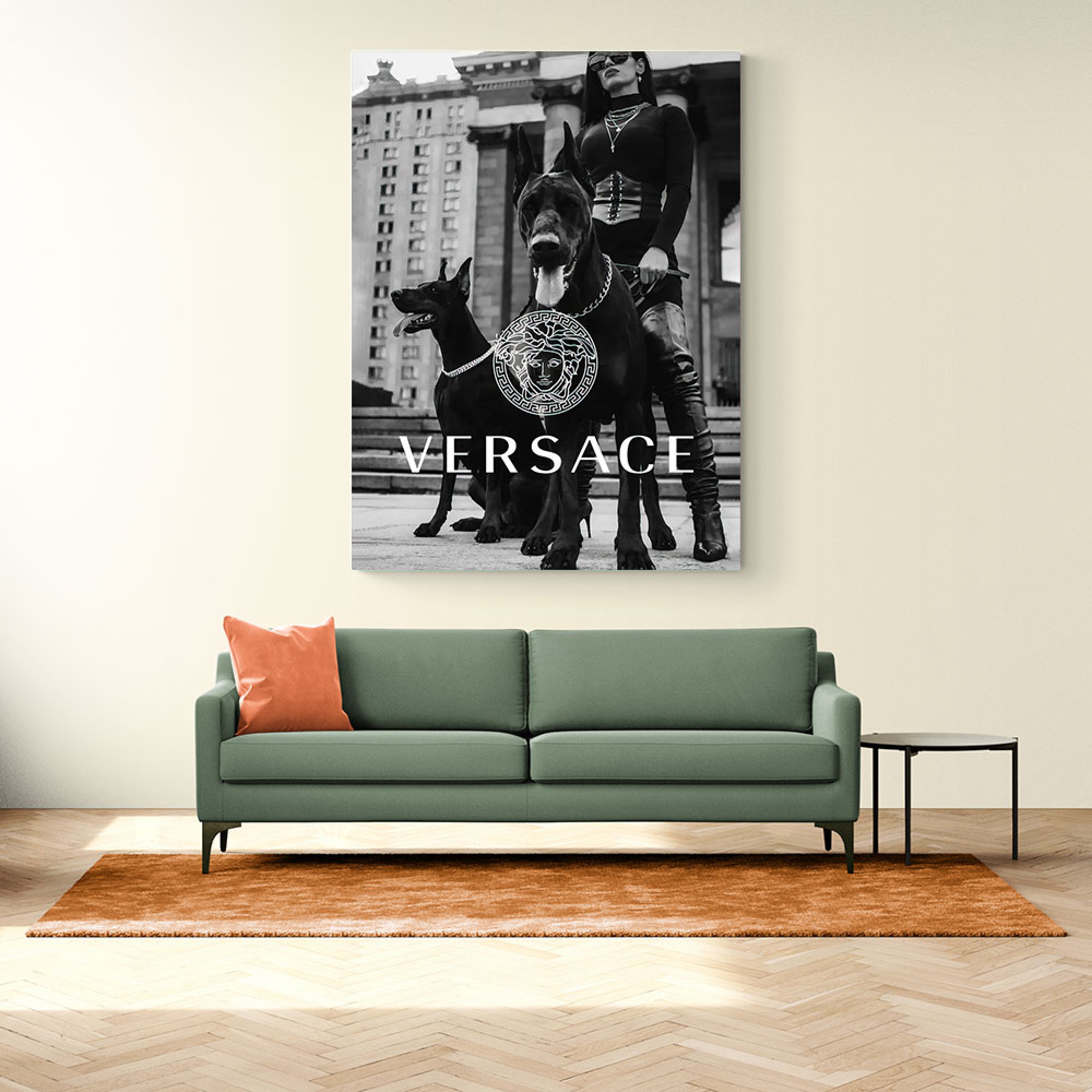 Versace Doberman's Wall Art