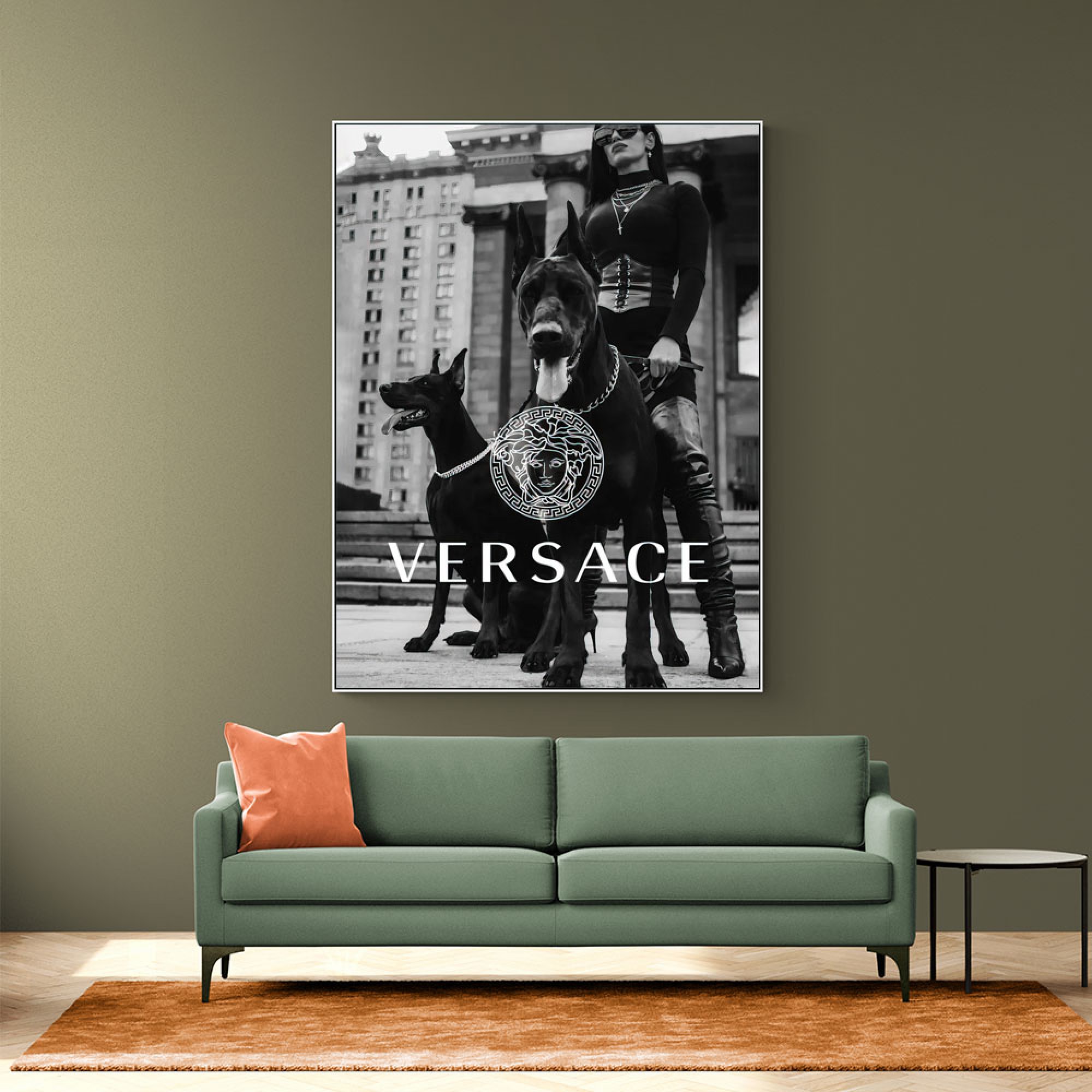 Versace Doberman's Wall Art