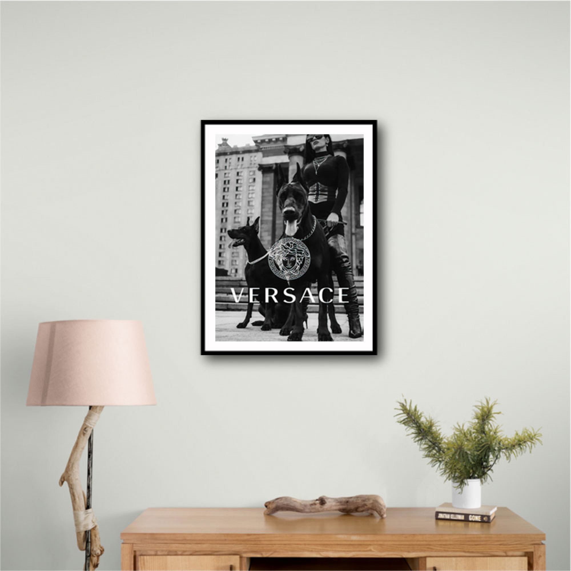 Versace Doberman's Wall Art