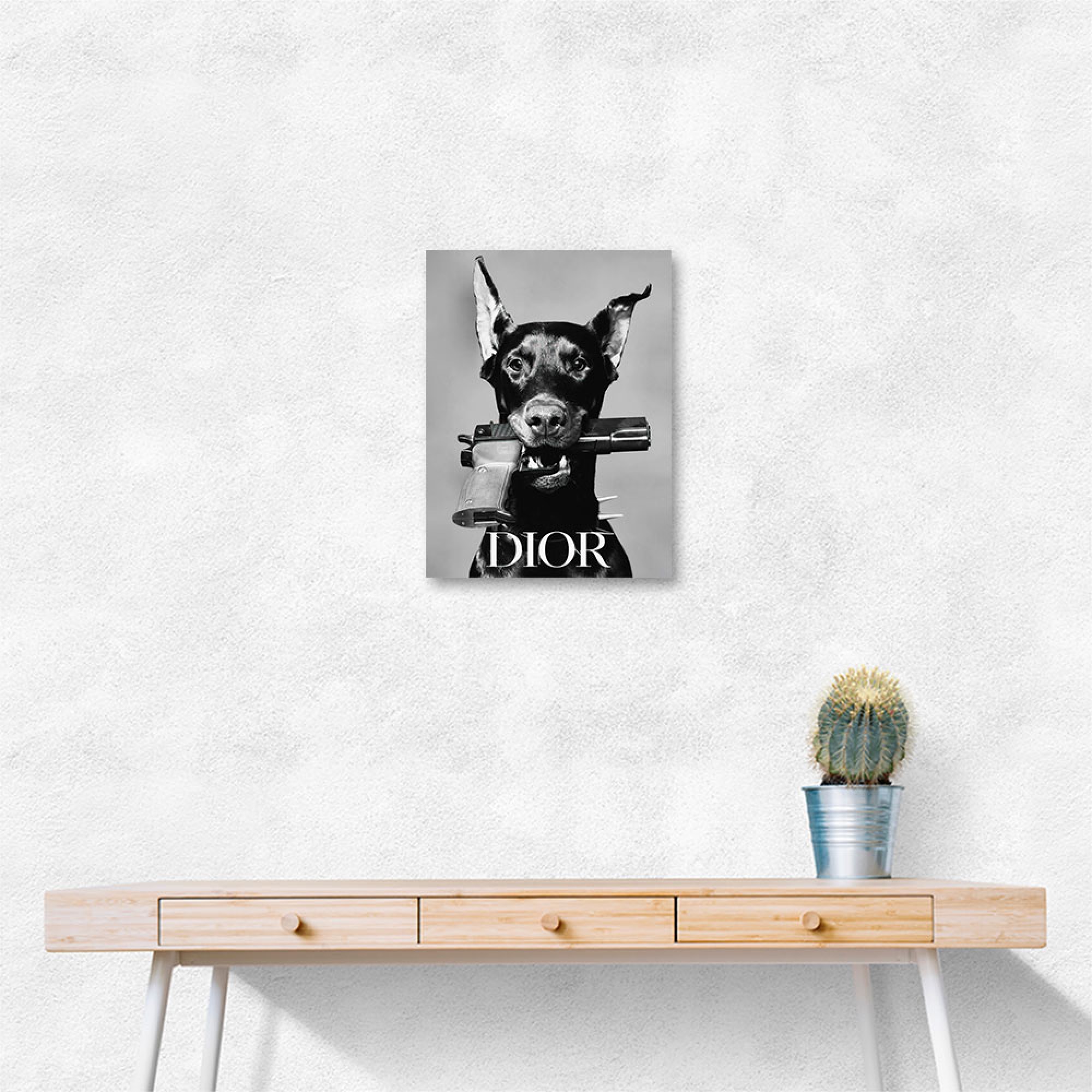 Dior Doberman Wall Art